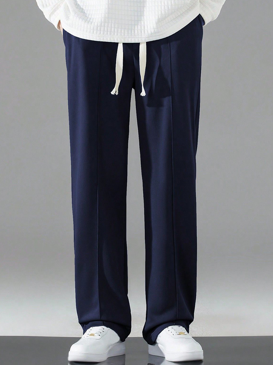 Buy SAKHWALA Men Straight Fit High Waist Drawstring Track Pant - Track ...