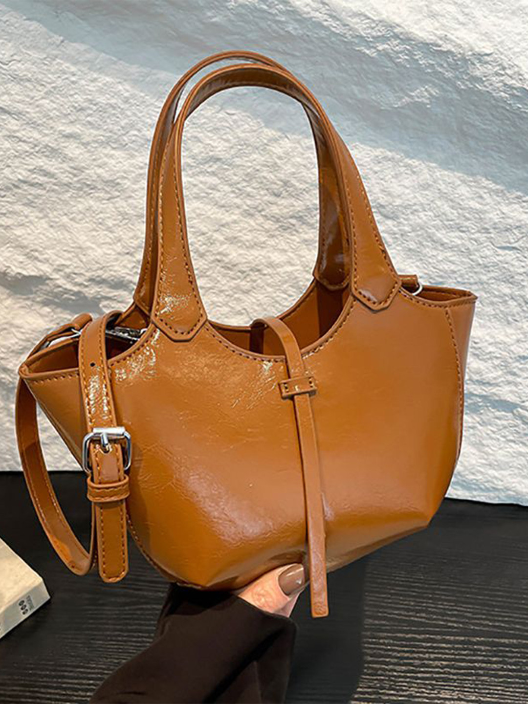 Buy StyleCast X Revolte Women Textured Structured Shoulder Bag ...