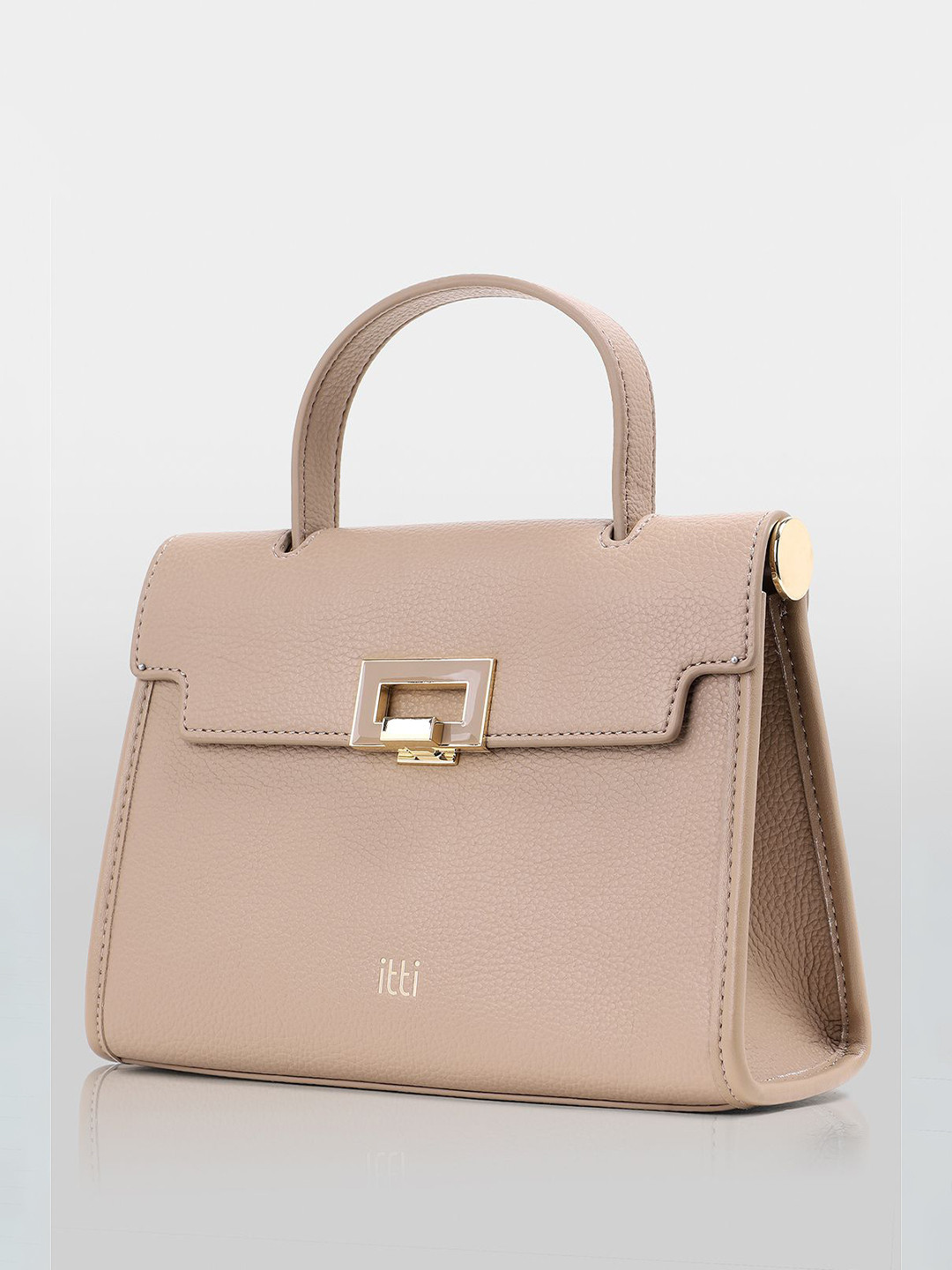 Buy Itti Women Textured Structured Satchel Bag - Handbags for Women ...