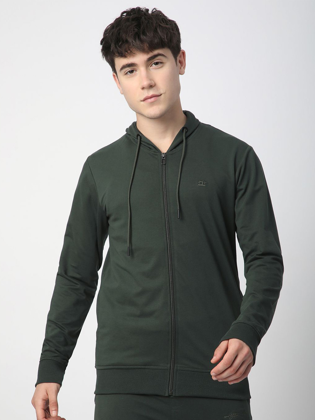 Buy Stitch Hub Men Solid Hooded Sweatshirt - Sweatshirts for Men ...