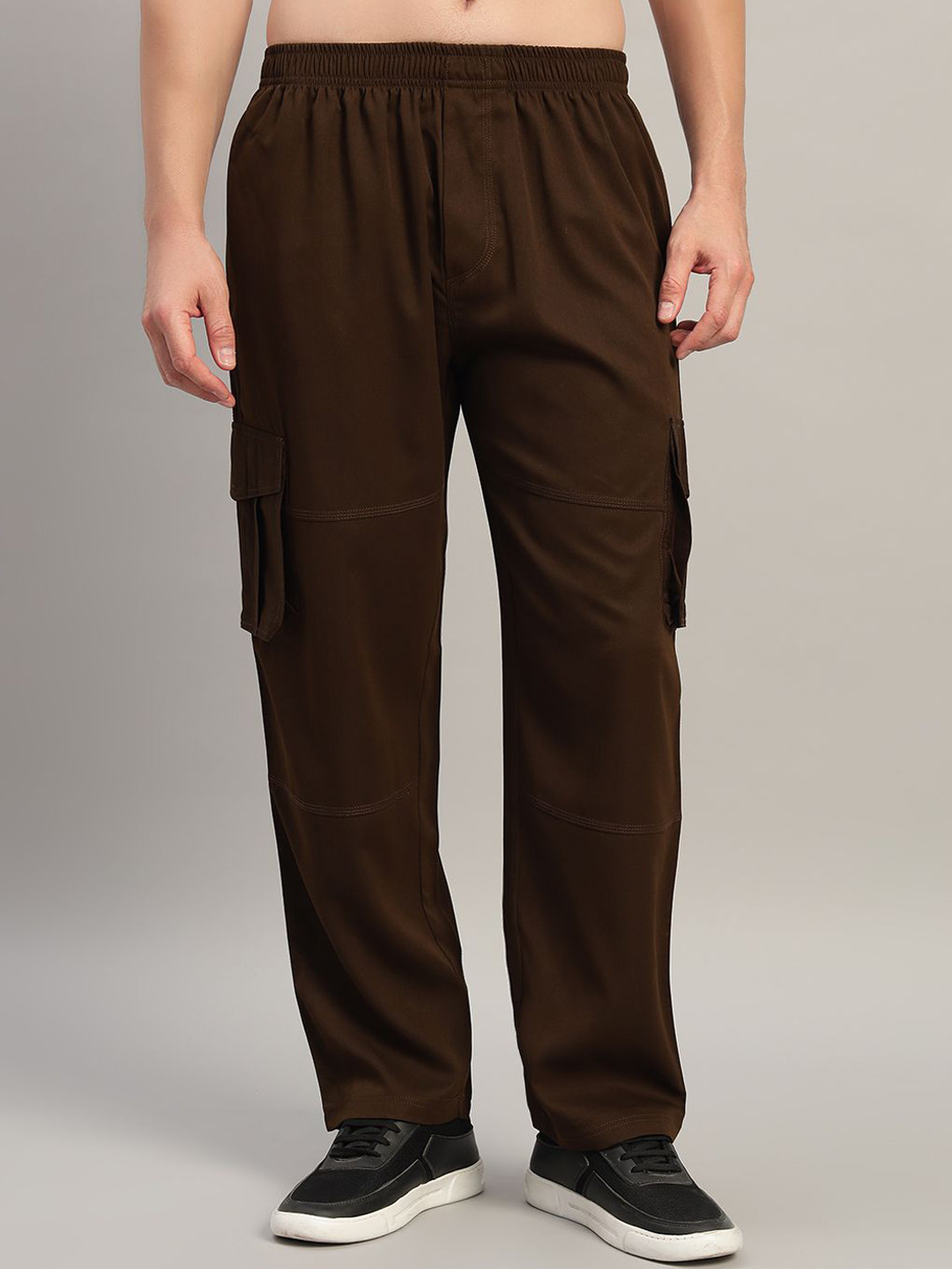 Buy PYRO SPITIR Men Cotton Mid Rise Cargo Trousers - Trousers for Men ...