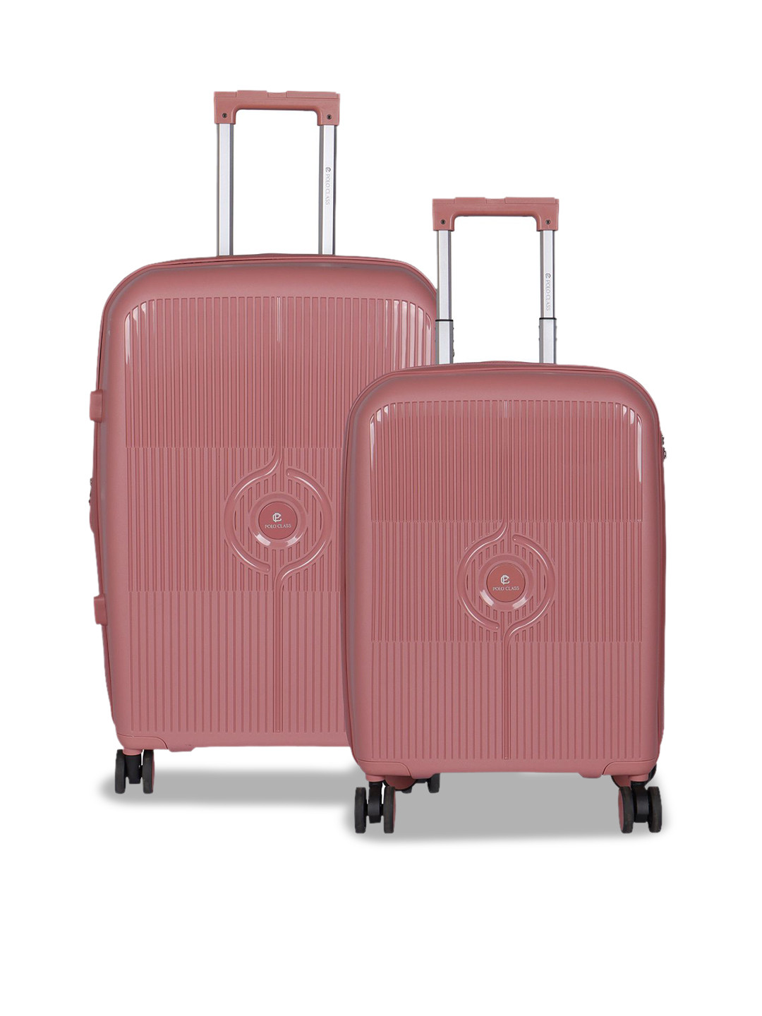 Buy Polo Class Set Of 2 Texture Hard Sided Trolley Bag - Trolley Bag ...