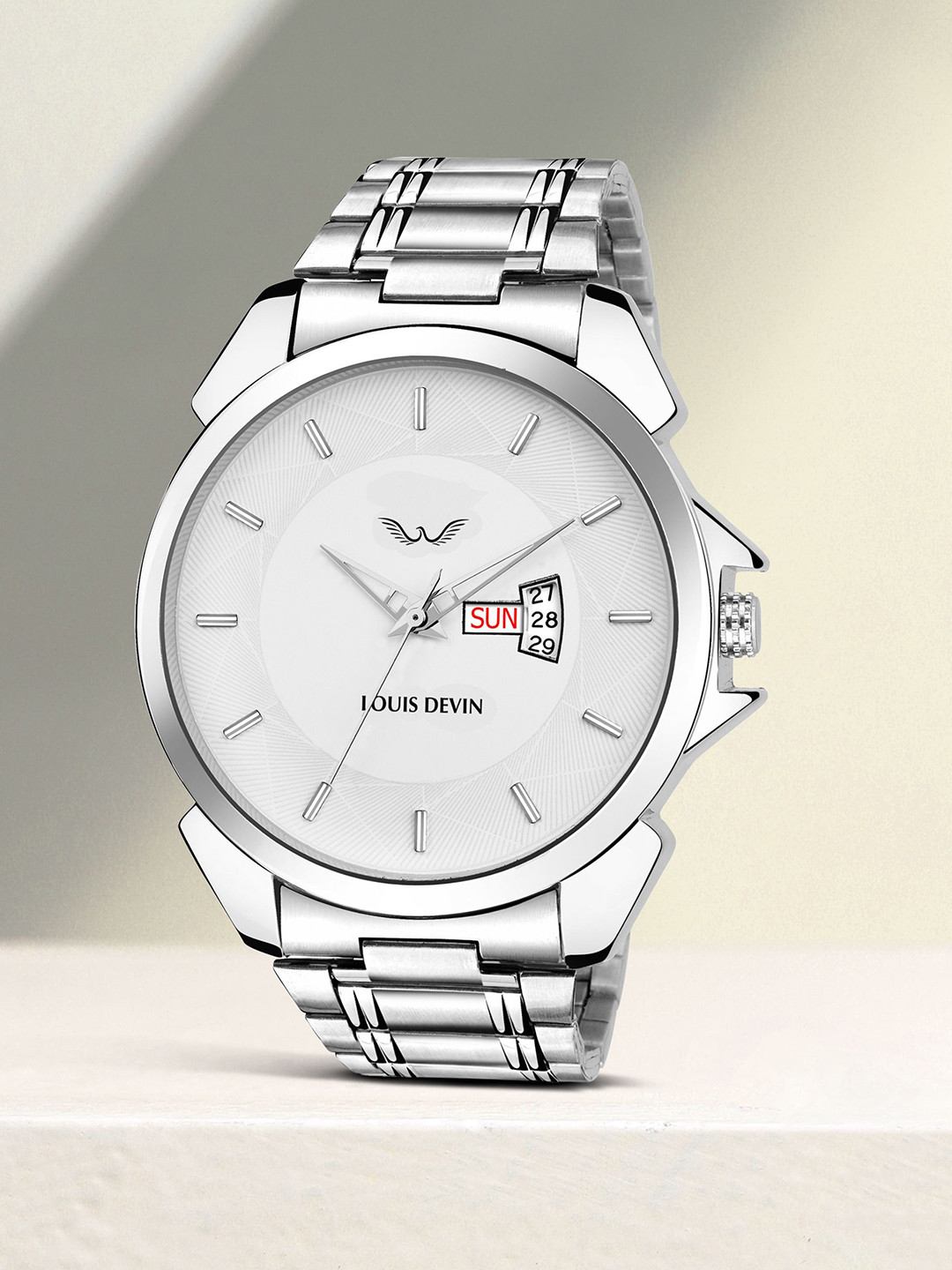 Buy LOUIS DEVIN Men Brass Embellished Dial Analogue Watch - Watches for ...