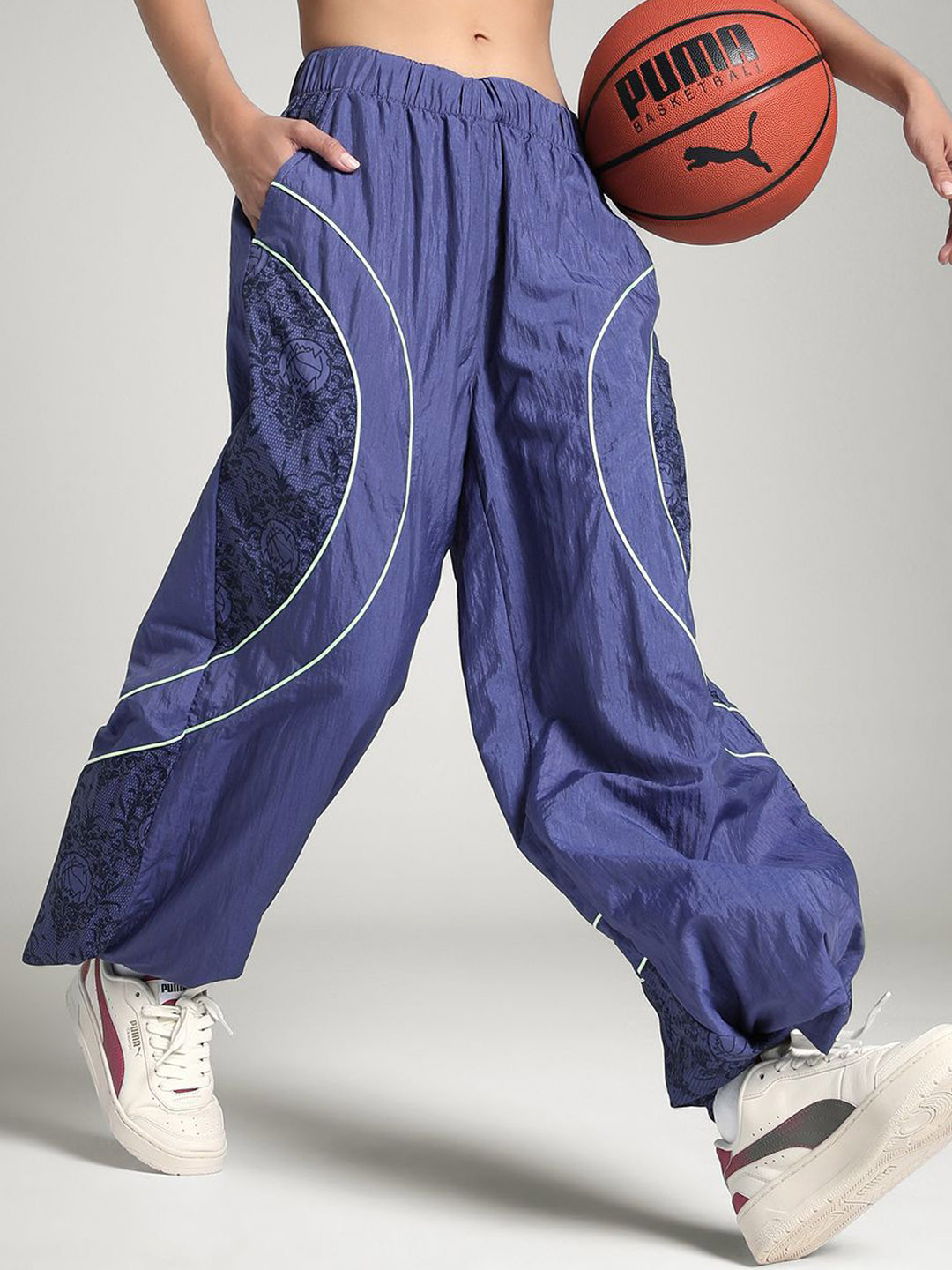 Buy Puma Lace Em Up Women Relaxed Fit Basketball Track Pants - Track ...