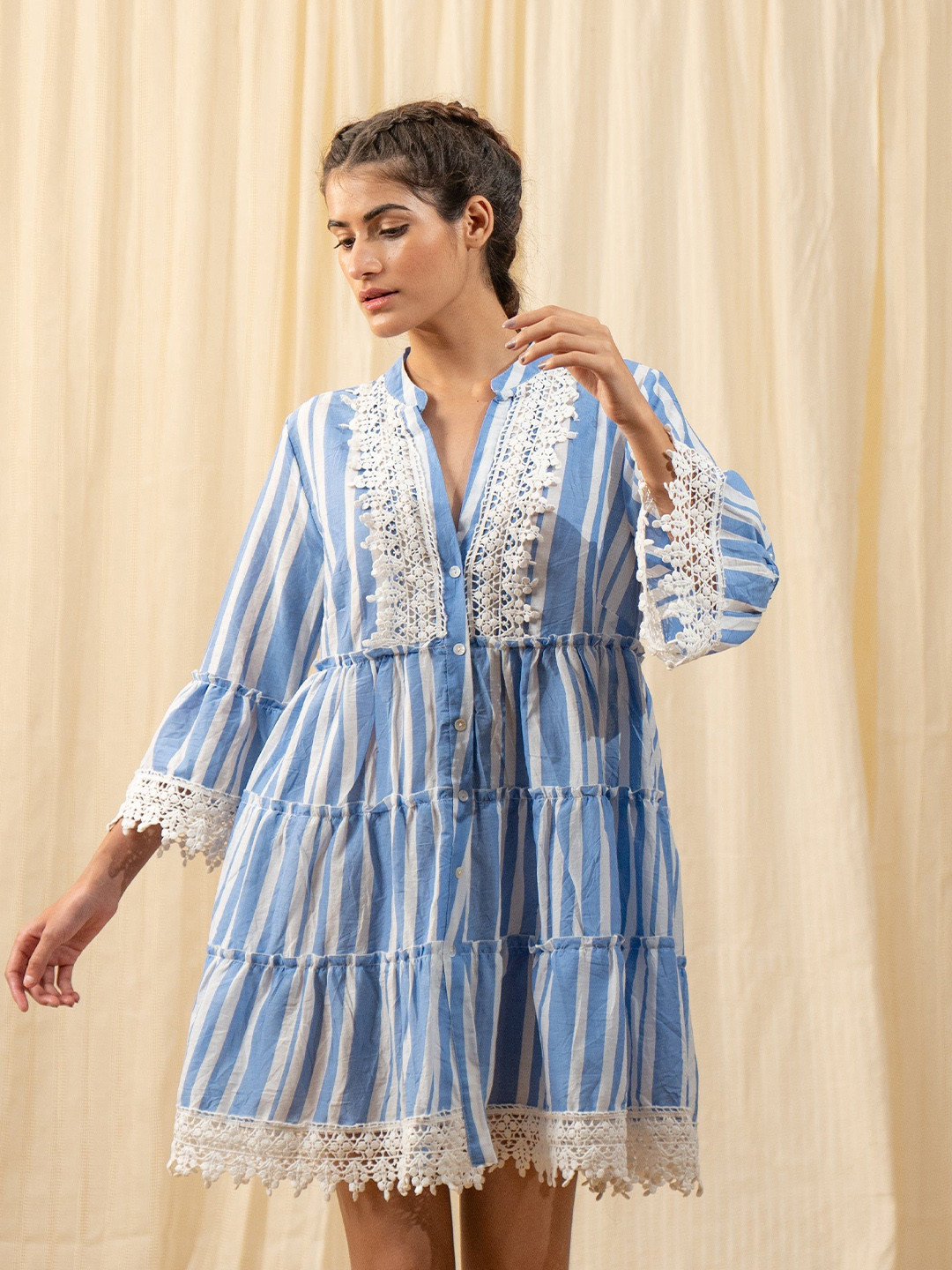 Buy Label Reyya Women Striped A Line Dress - Dresses for Women 33032547 ...