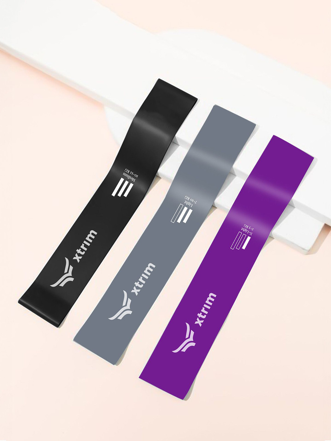Buy Xtrim Pack Of 3 Resistance Bands - Sports Accessories for Unisex ...