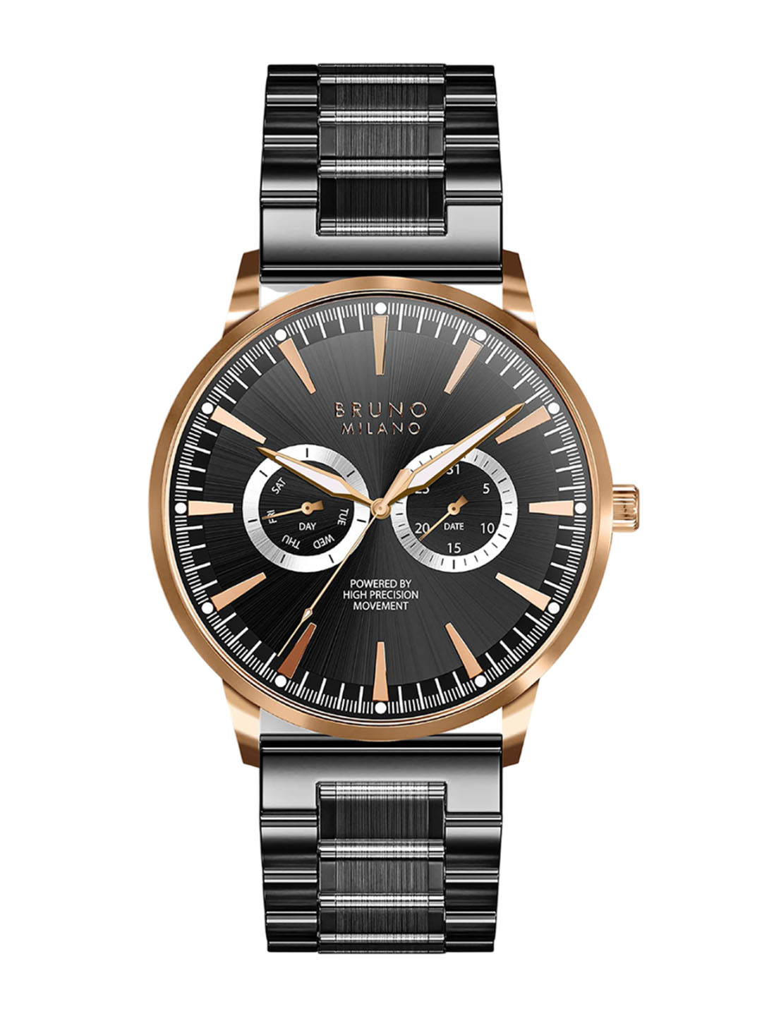 Buy Bruno Milano Men Stainless Steel Dial & Stainless Steel Bracelet ...