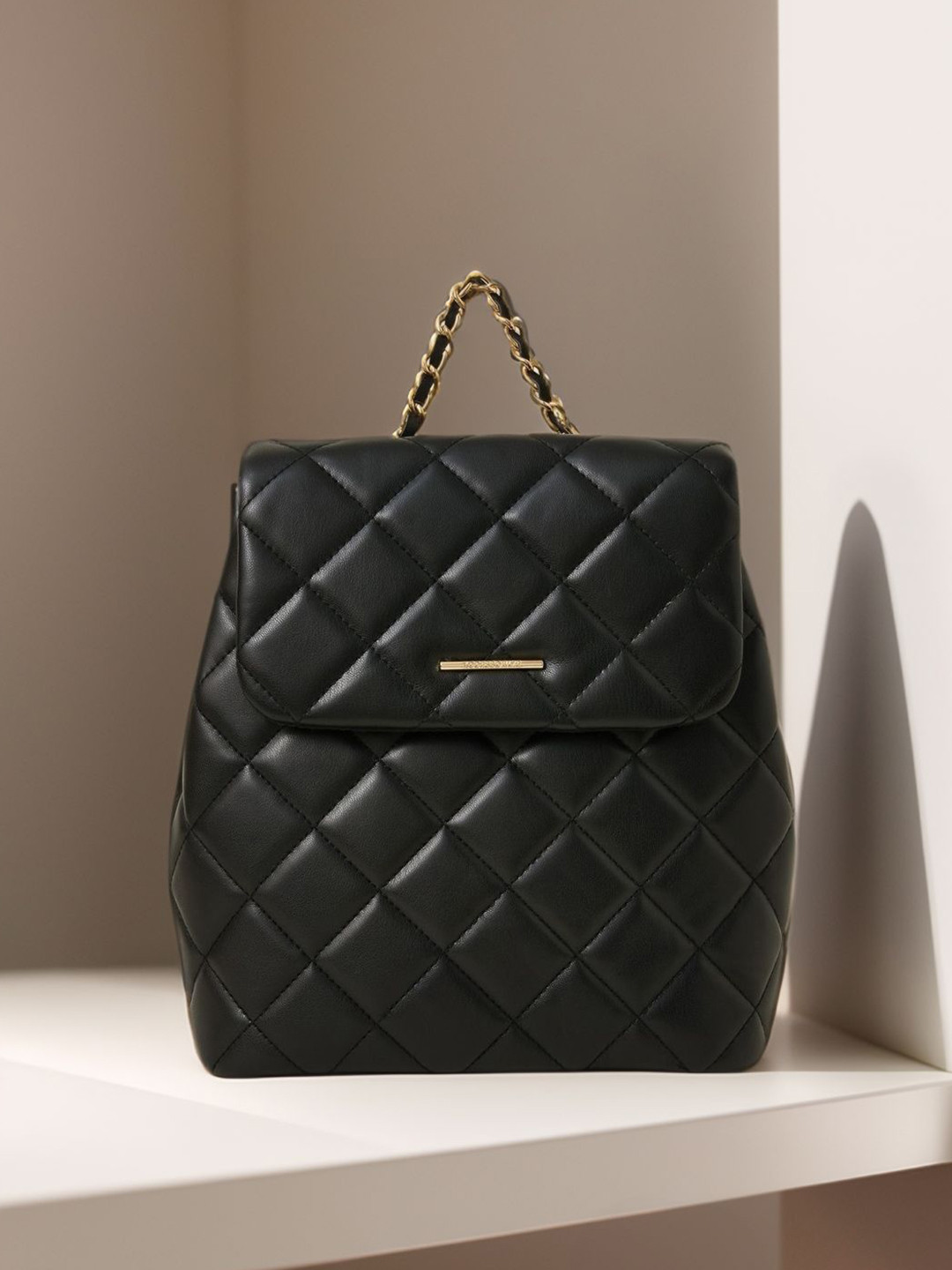 Buy Accessorize Women Small Quilted Faux Leather Backpack - Backpacks ...