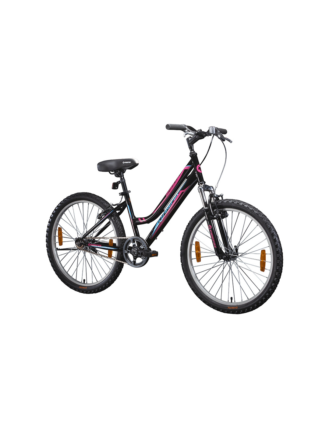 Buy FIREFOX Breeze 24T Black Hybrid Single Speed Front Suspension 95% ...