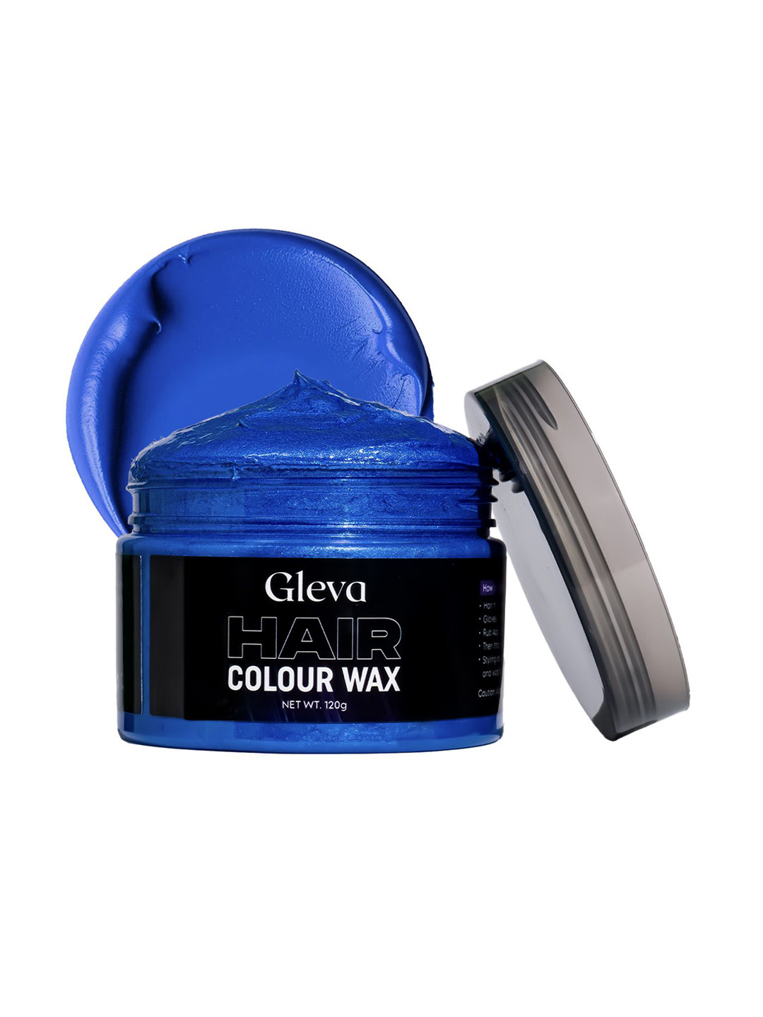 Buy Gleva Temporary Hair Color Wax 120g Blue - Hair Colour for Unisex ...