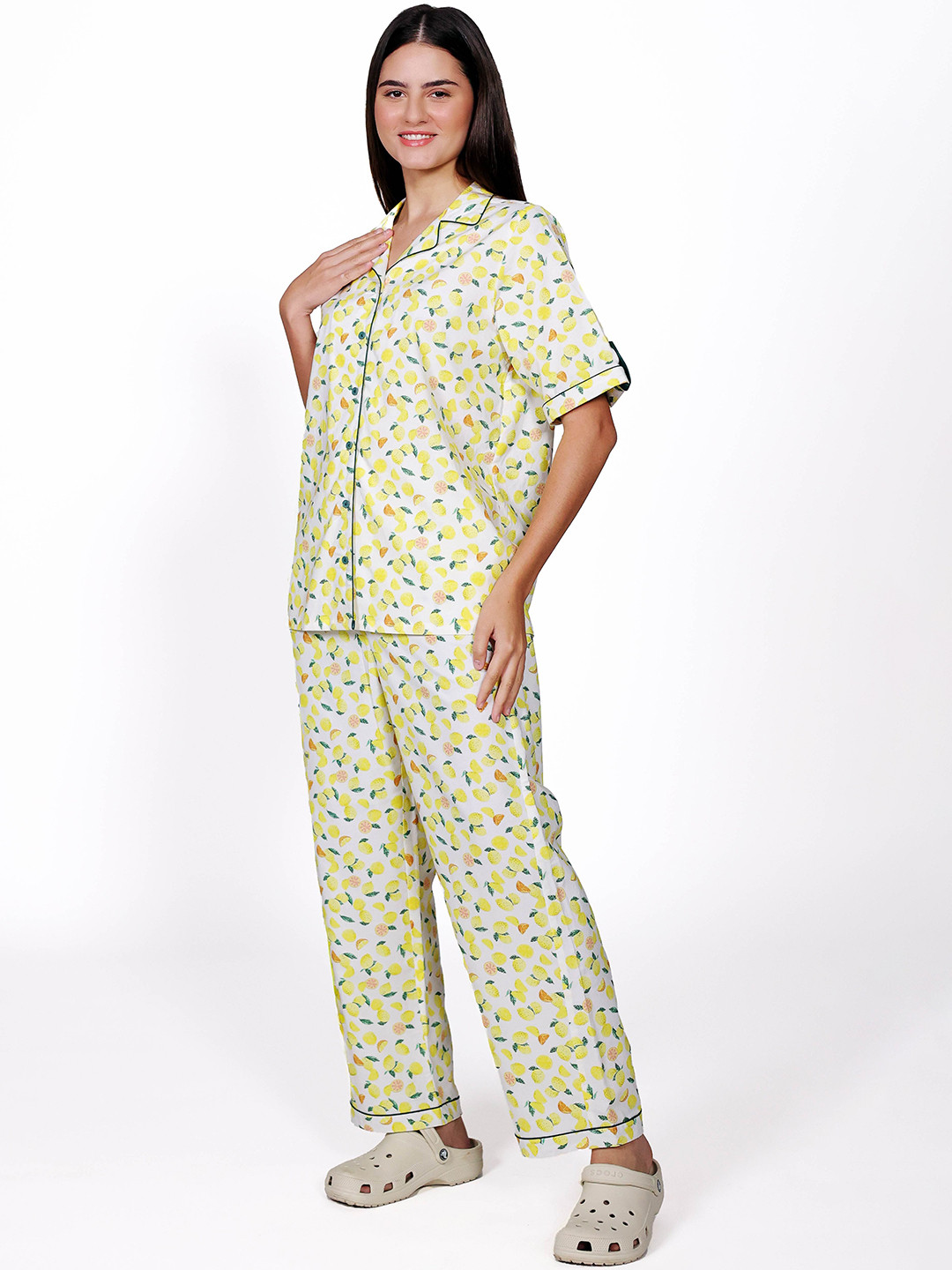 Buy BEOM Women Printed Night Suit - Night Suits for Women 33073610 | Myntra