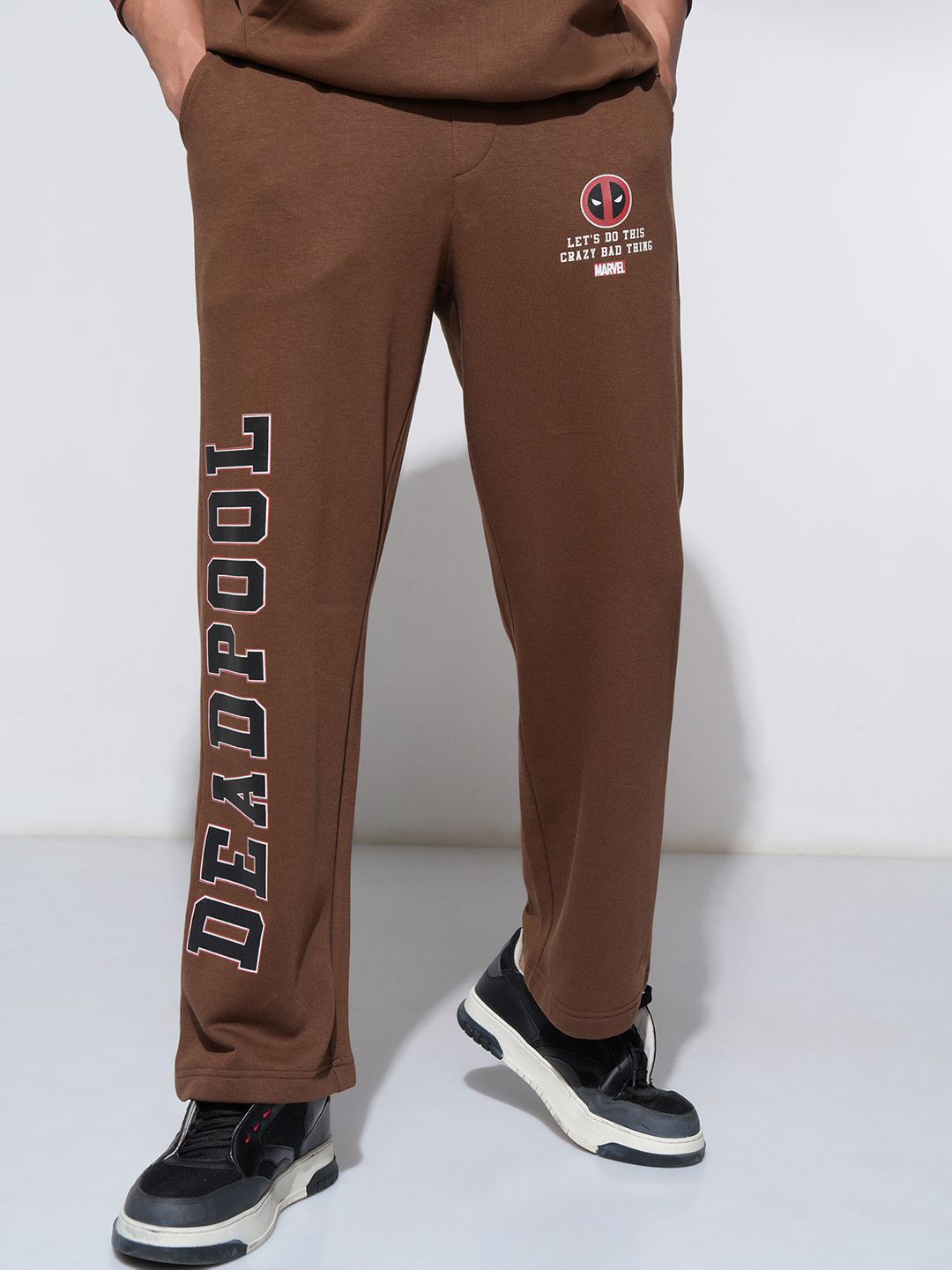 Buy HIGHLANDER Marvel Men Deadpool Jogers Pants - Trousers for Men ...
