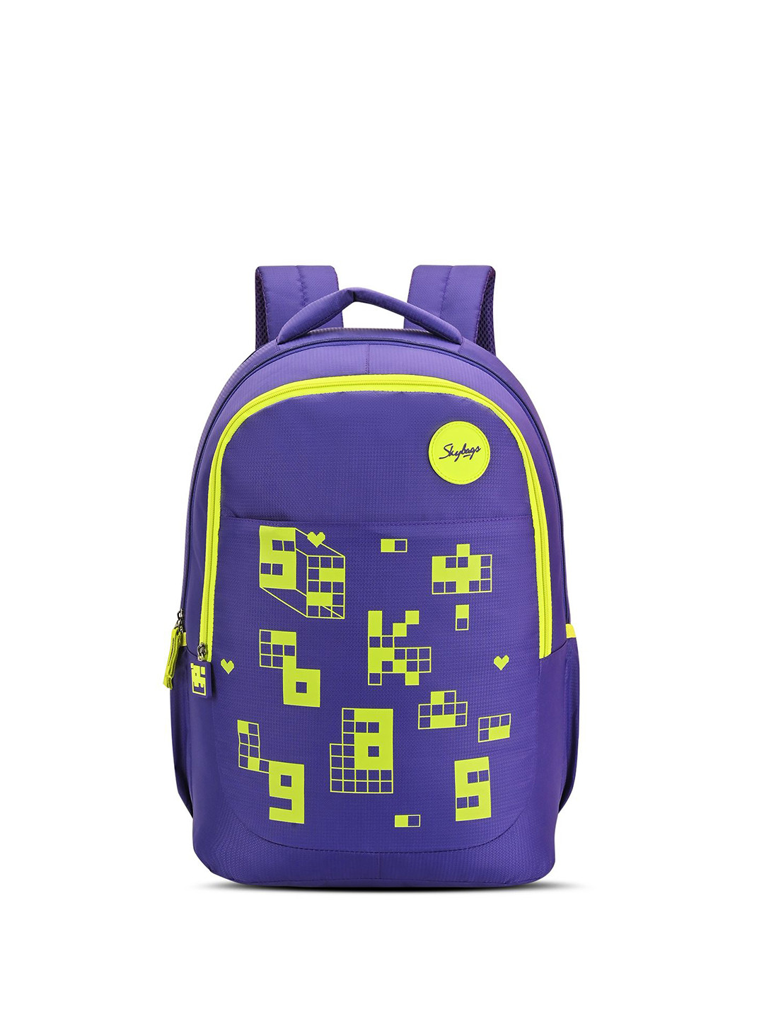 Buy Skybags Klan V2 02 Gaming Print Purple School Backpack - Backpacks ...