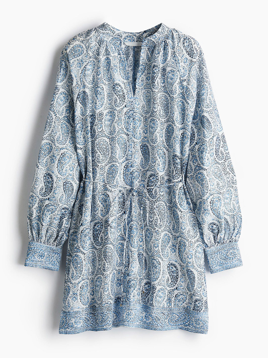 Buy H&M Tie Belt Tunic Dress - Dresses for Women 33081336 | Myntra