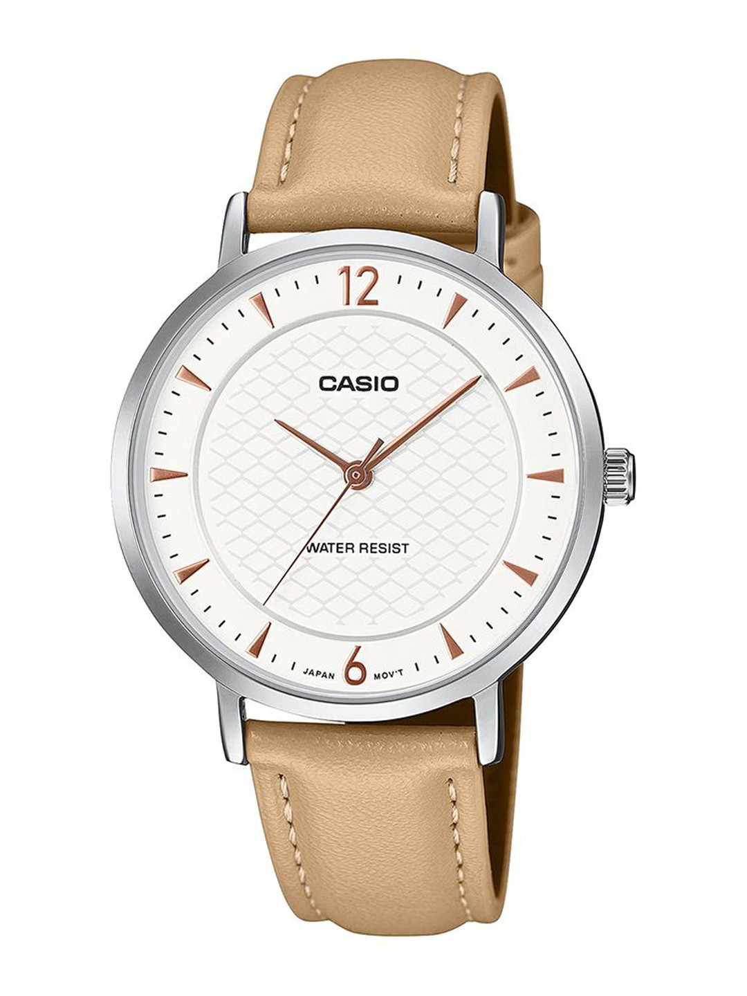 Buy CASIO Women Dial & Leather Cuff Straps Analogue Watch A2432 ...