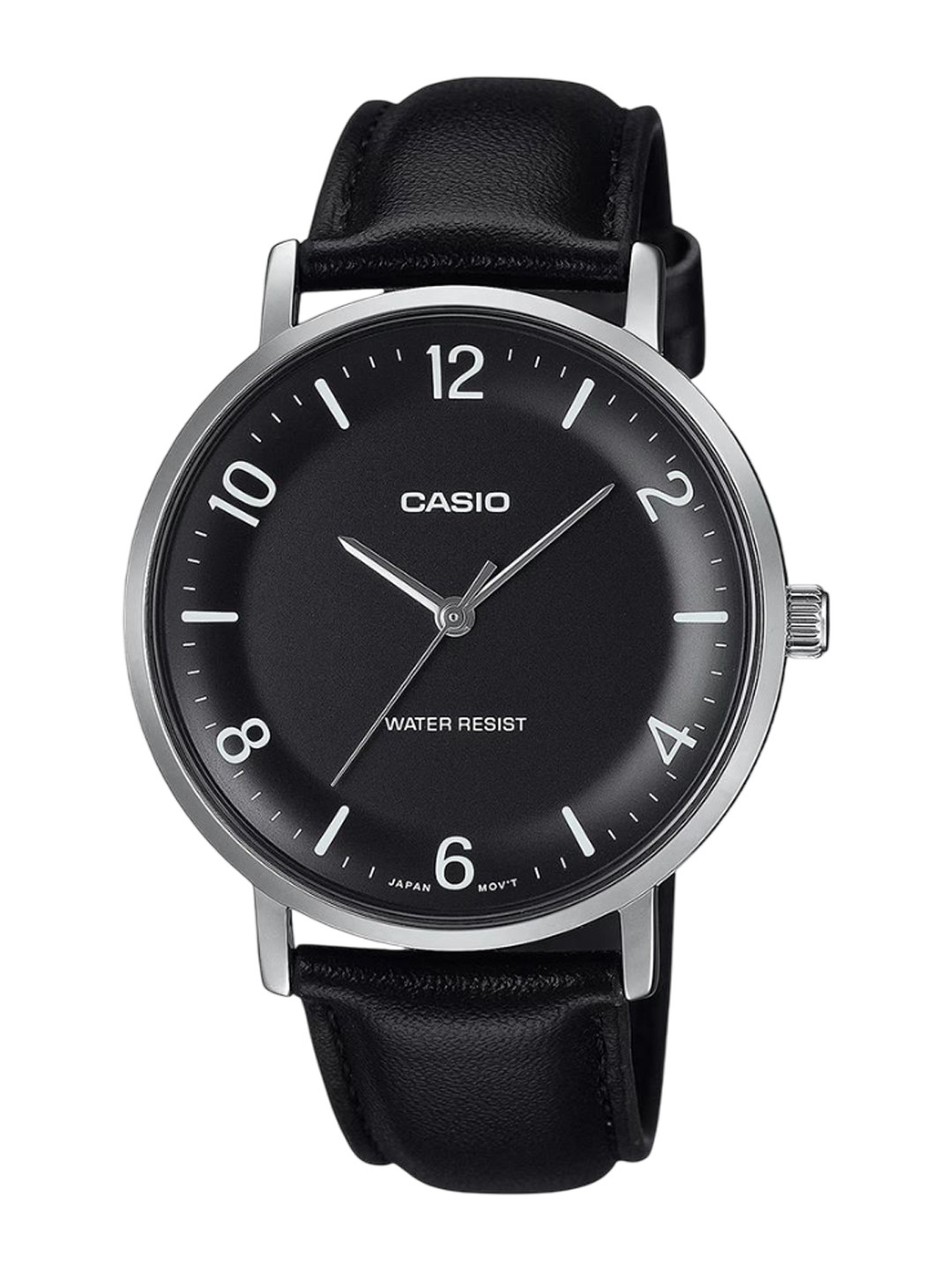 Buy CASIO Men Dial & Leather Cuff Straps Analogue Watch A2408 - Watches ...