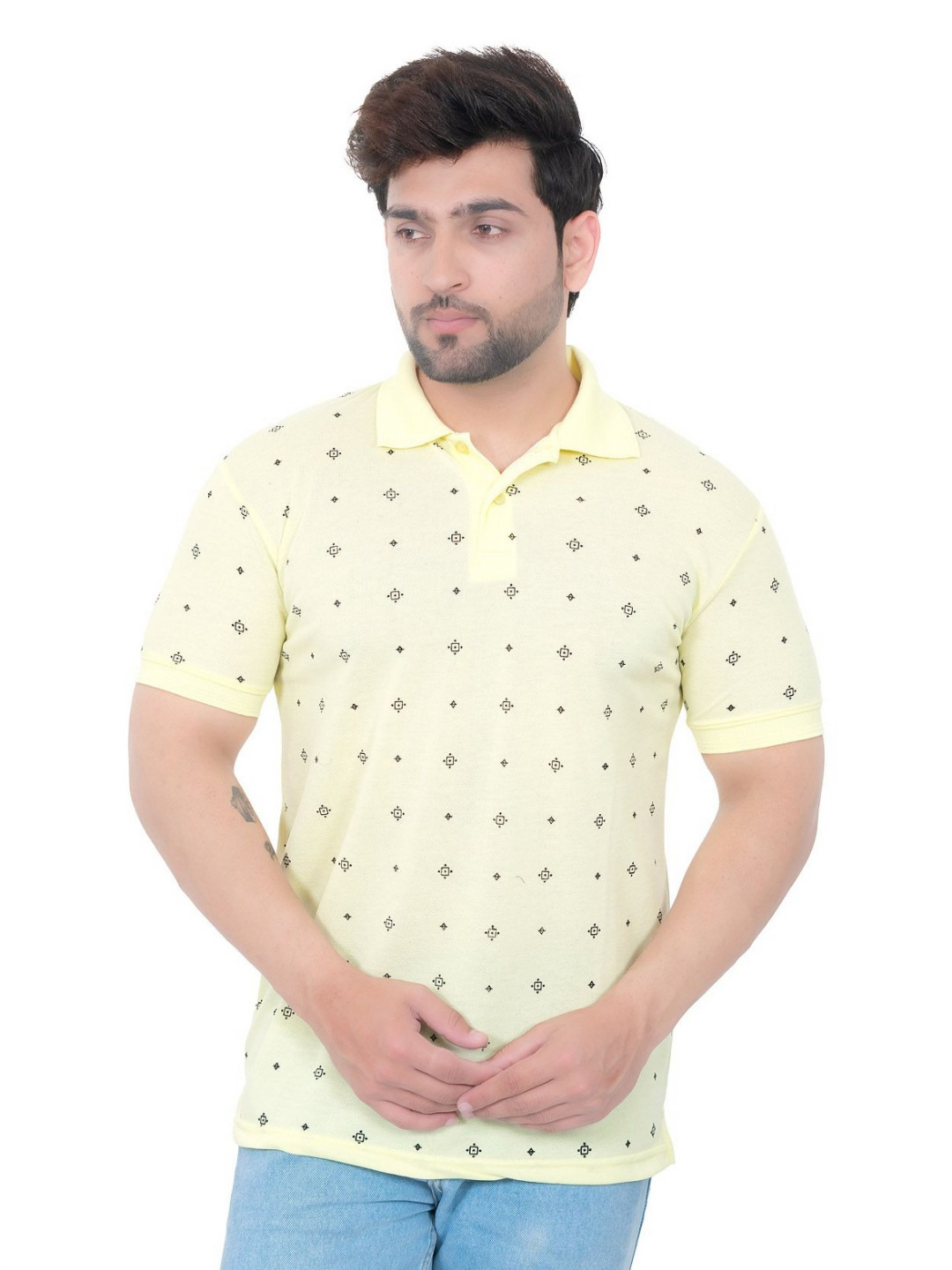 Buy GEE 5 Men Printed Polo Collar T Shirt - Tshirts for Men 33093880 | Myntra
