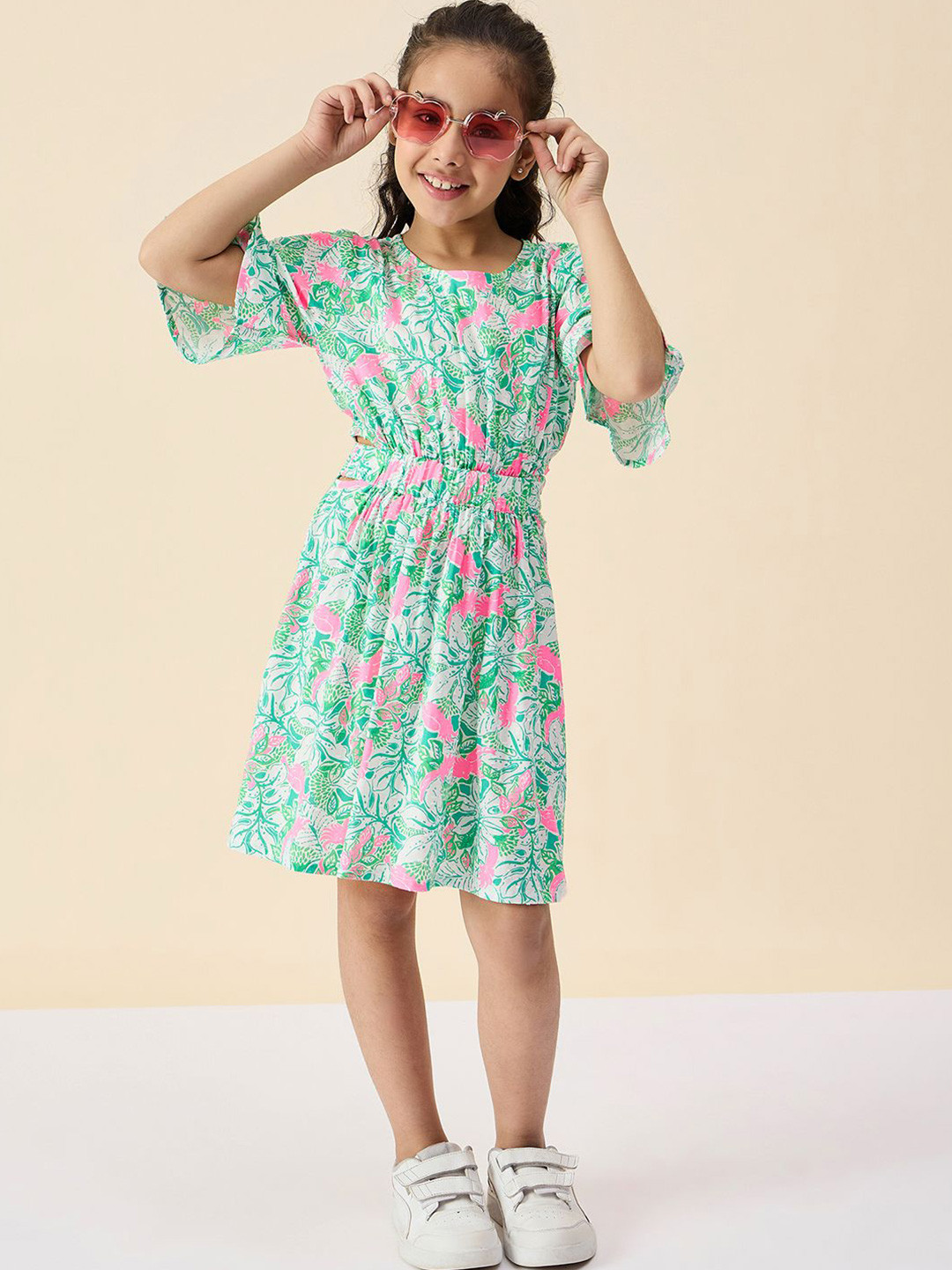 Buy Stylo Bug Floral Print A Line Dress - Dresses for Girls 33121274 ...