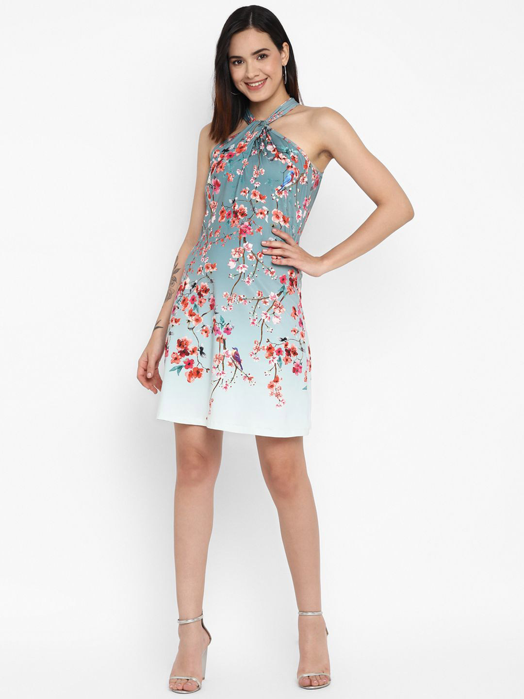 Buy Taurus Print Bodycon Dress - Dresses for Women 33118976 | Myntra