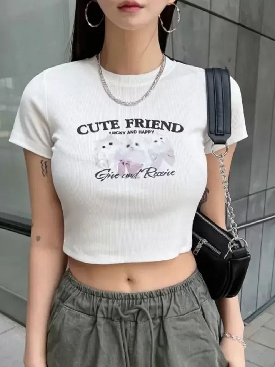 Buy Sonic Fashion Print Cotton Crop Top - Tops for Women 33878982 | Myntra