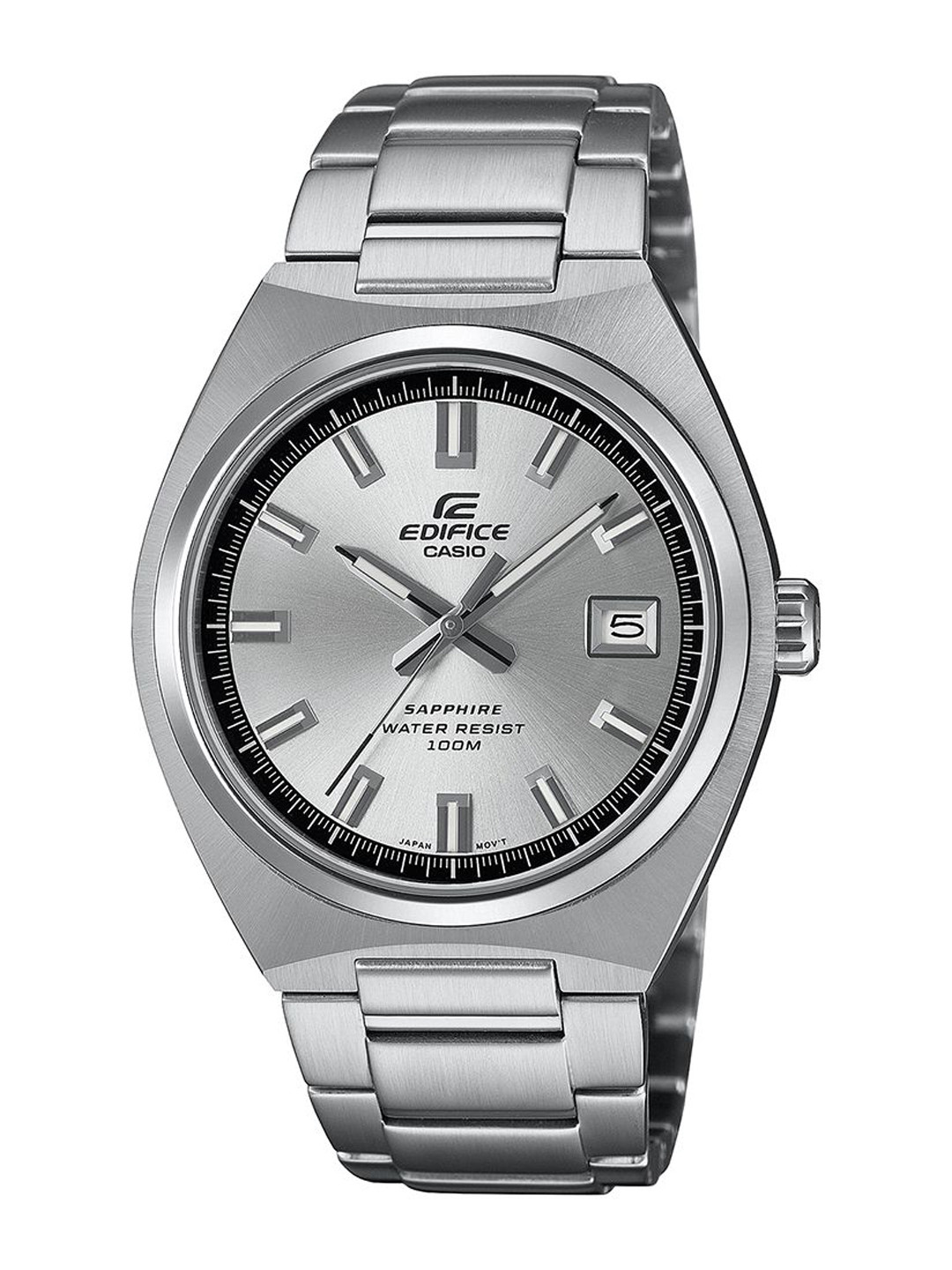Buy CASIO Edifice Men Stainless Steel Dial & Stainless Steel Cuff ...