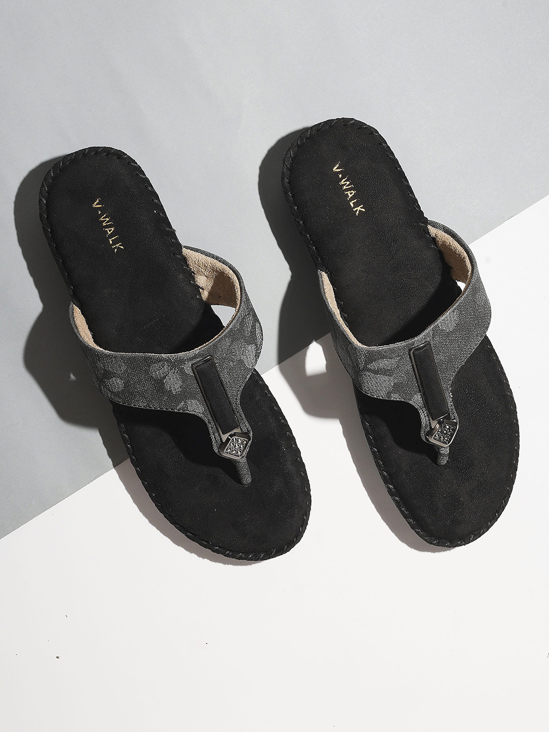 Buy V WALK Women Ethnic Style Open Back Flats - Flats for Women ...