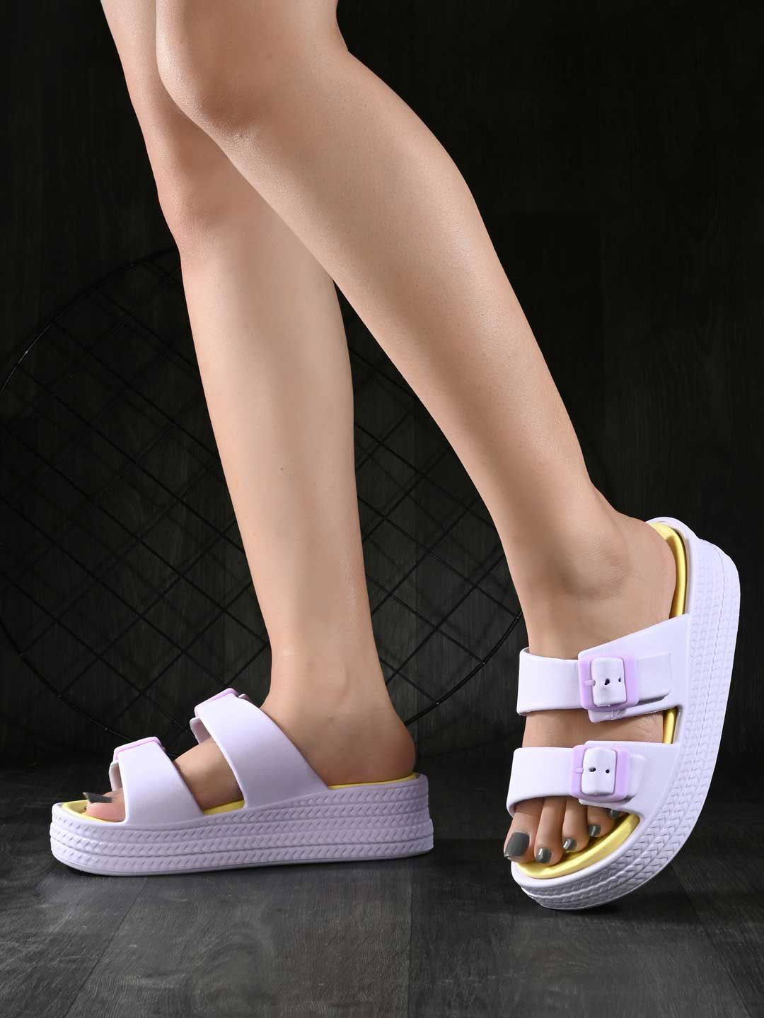 Buy DOCTOR HEALTH SUPER SOFT Women Sliders - Flip Flops for Women ...