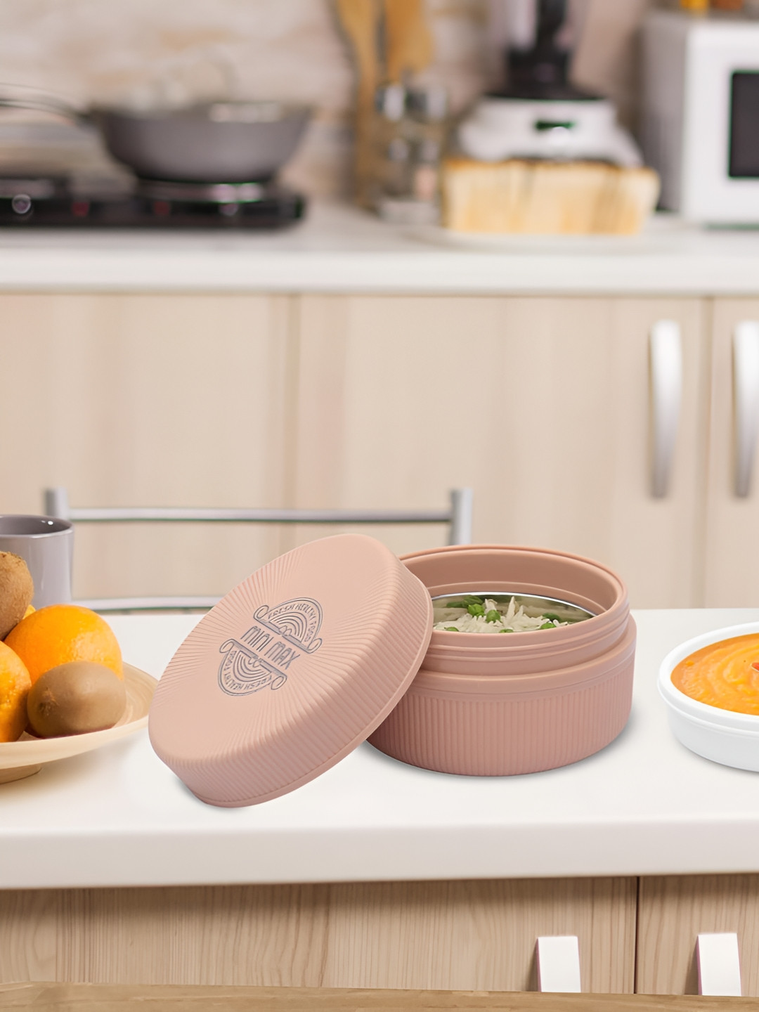 Buy JAYPEE Peach Plastic Easy To Clean Lunch Box - Lunch Box for Unisex ...