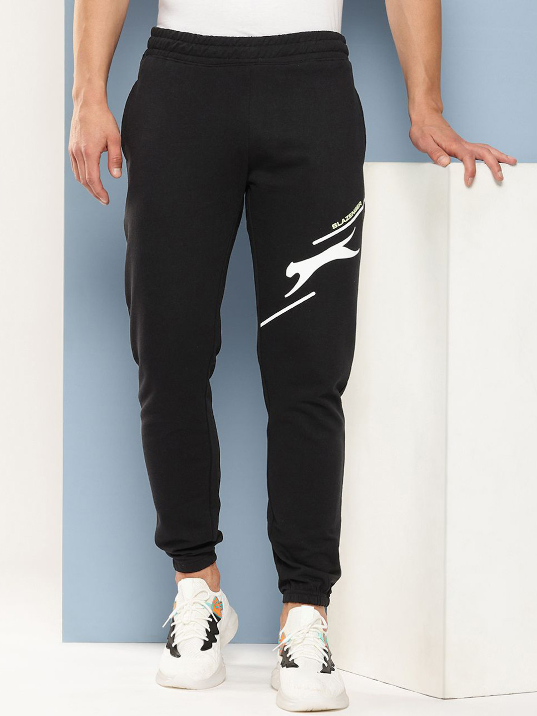 Buy Slazenger Men Brand Logo Printed Athleisure Joggers - Track Pants ...
