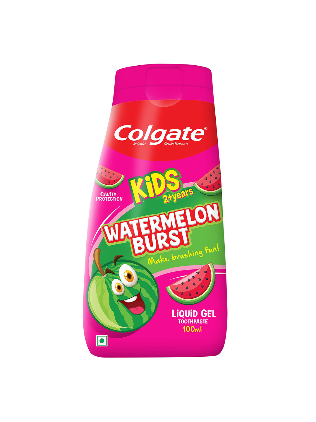 Buy Colgate Kids Fun Squeeze Yummy Watermelon Flavour Toothpaste 100ml ...