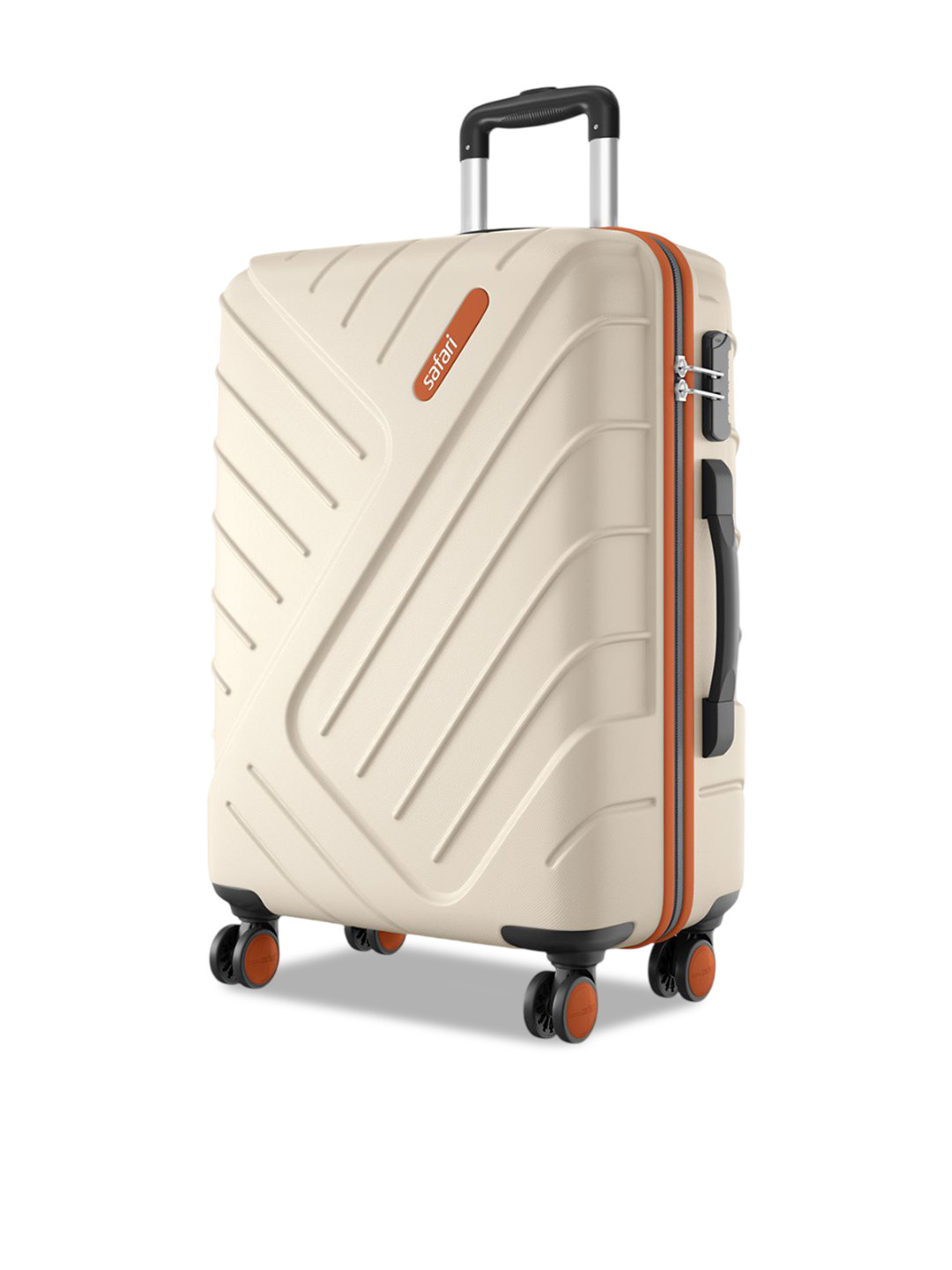 Buy Safari Accent Textured Hard Sided Large TrolleyBag - Trolley Bag ...