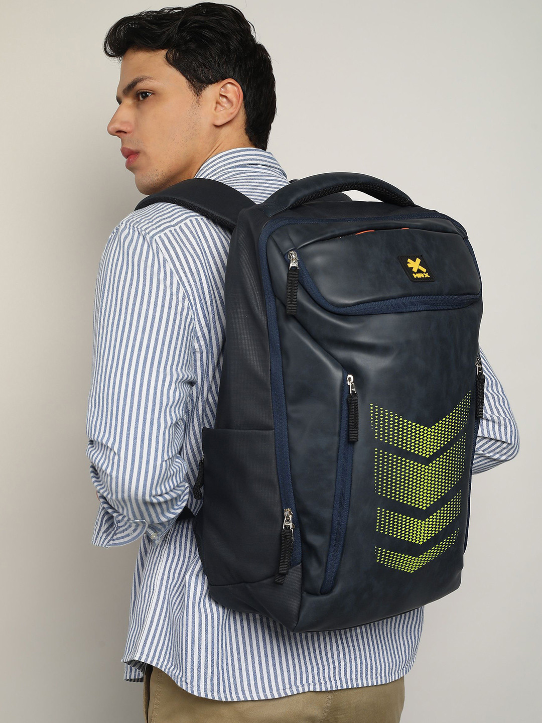 Buy HRX By Hrithik Roshan Unisex Geometric Backpack - Backpacks for ...