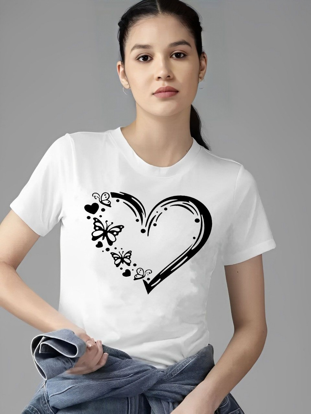 Buy Kushi Flyer Women Graphic Printed Regular Fit T Shirt - Tshirts for ...