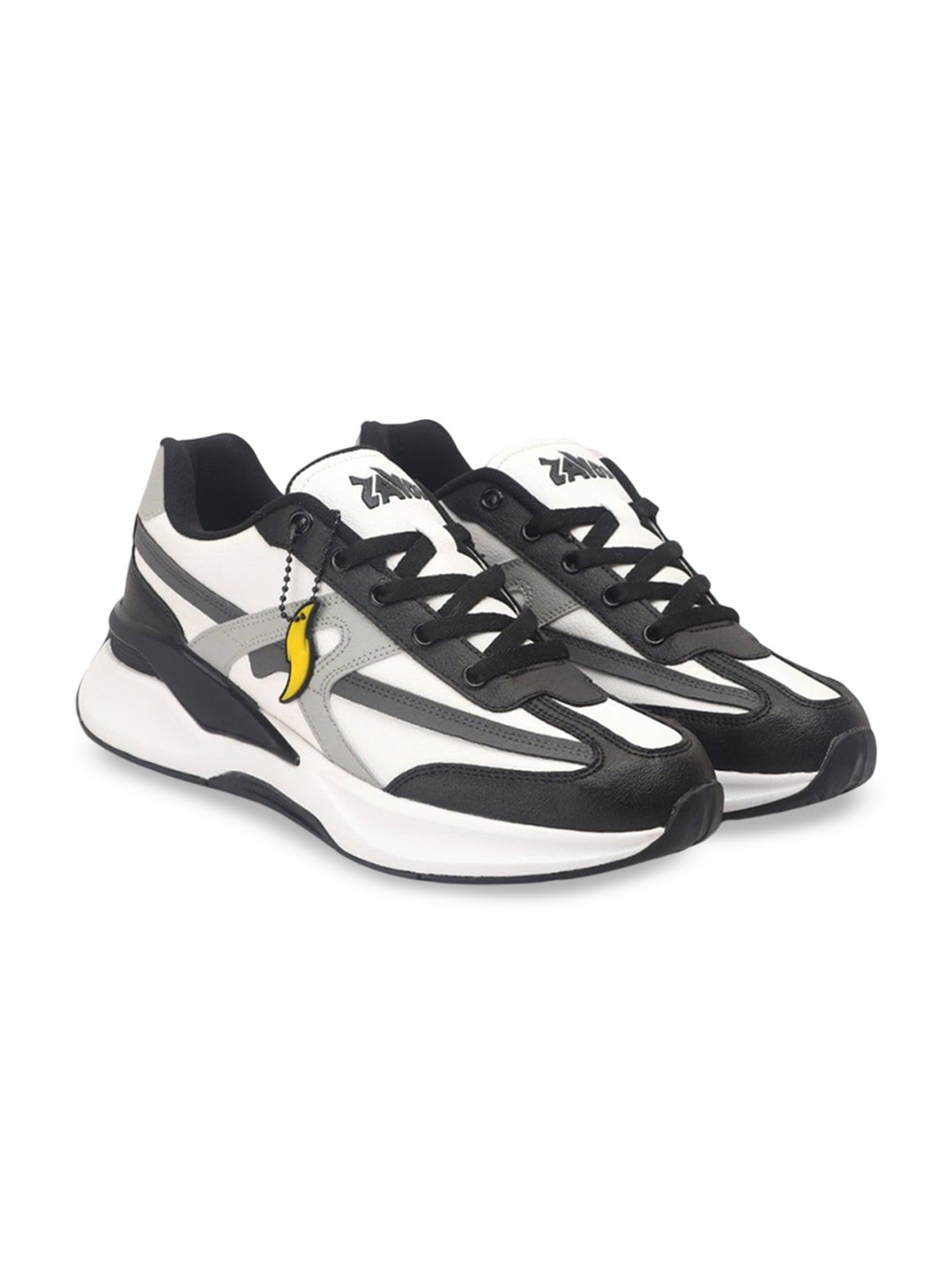 Buy ZAYDN Men Colourblocked Round Toe Lace Ups Sneakers - Casual Shoes ...
