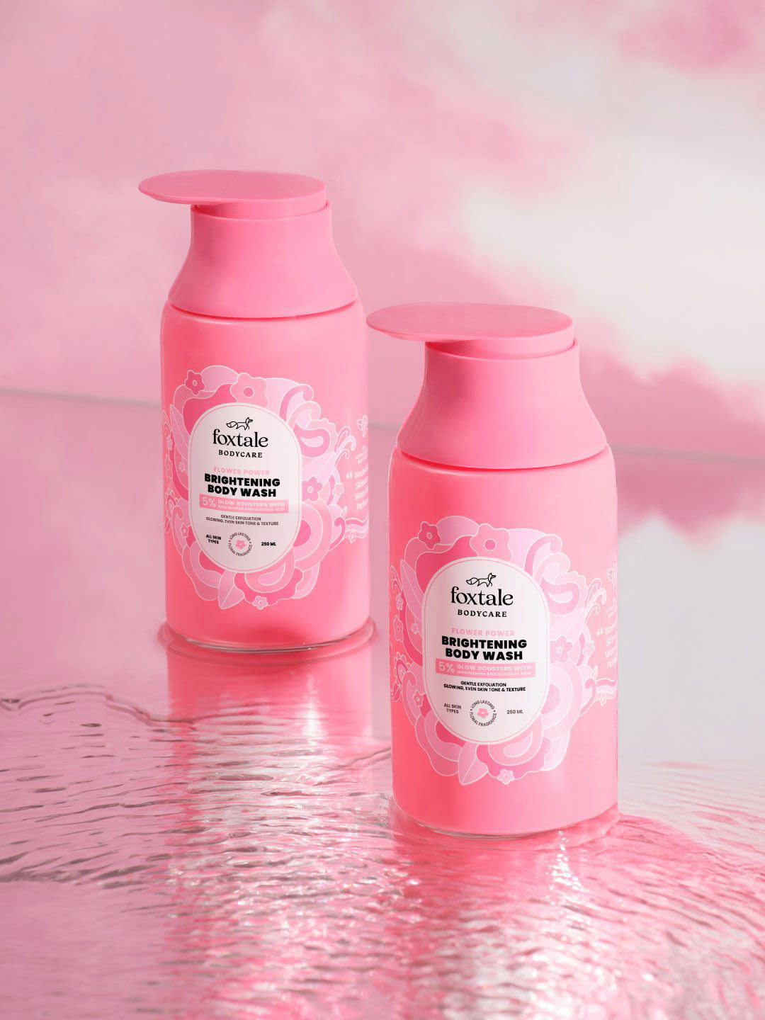 Buy FoxTale Set Of 2 De Tan Brightening Body Wash With Glycolic Acid ...