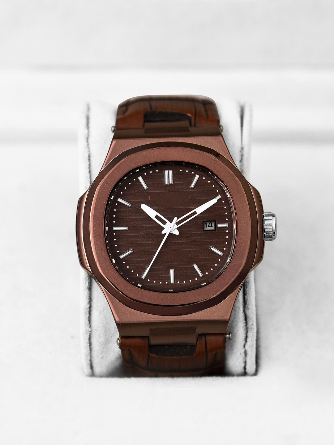 Buy SWADESI STUFF Men Dial & Straps Analogue Watch SDS 164 BROWN ...