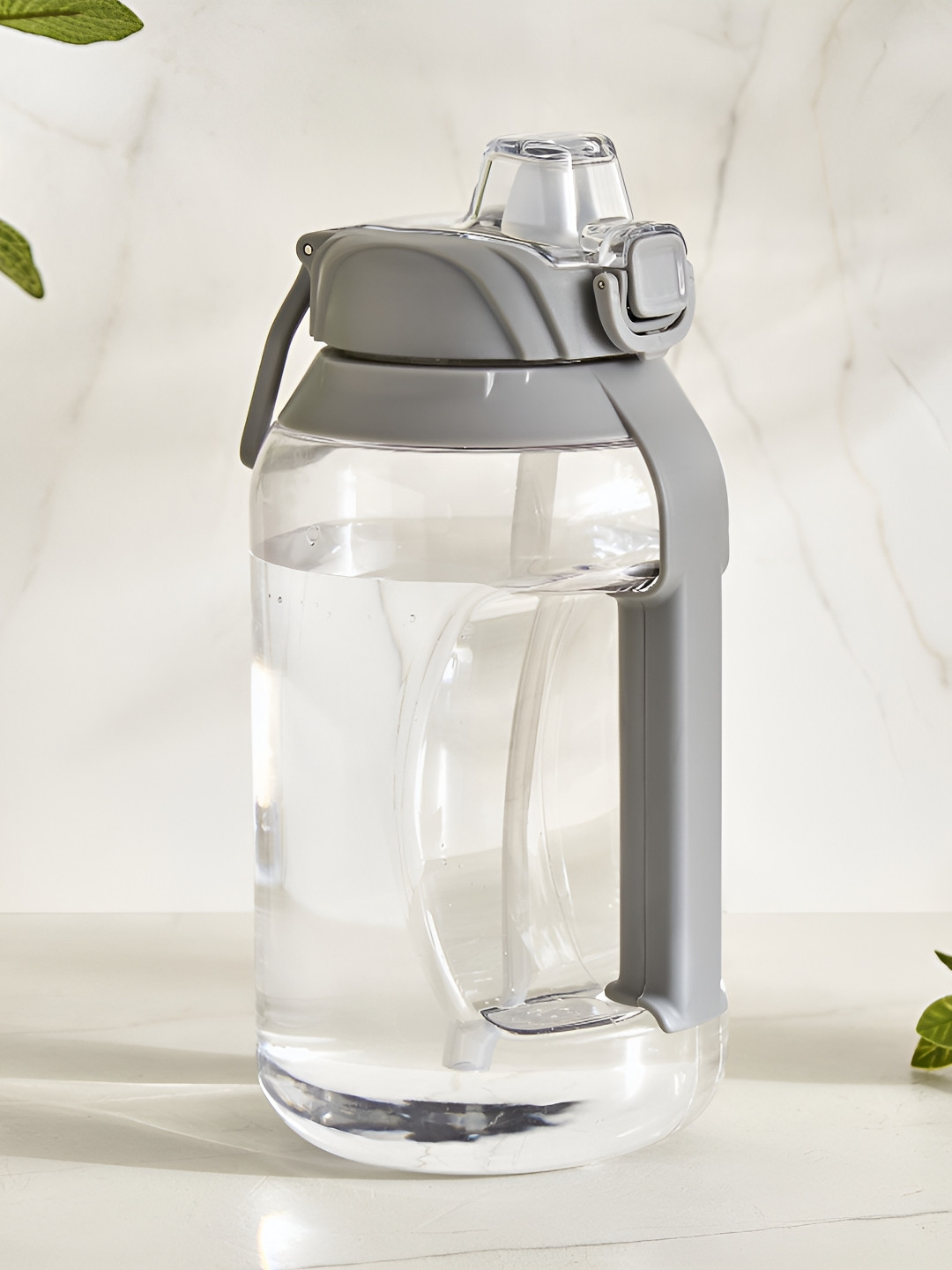 Buy Home Centre Grey Single Plastic Solid Water Bottle - Water Bottle ...