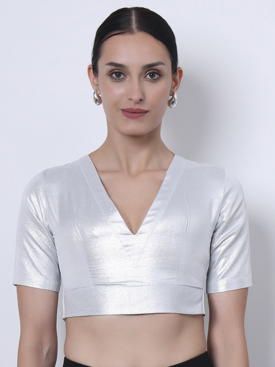 Buy Thevasa V Neck Saree Blouse - Saree Blouse for Women 34450906 | Myntra