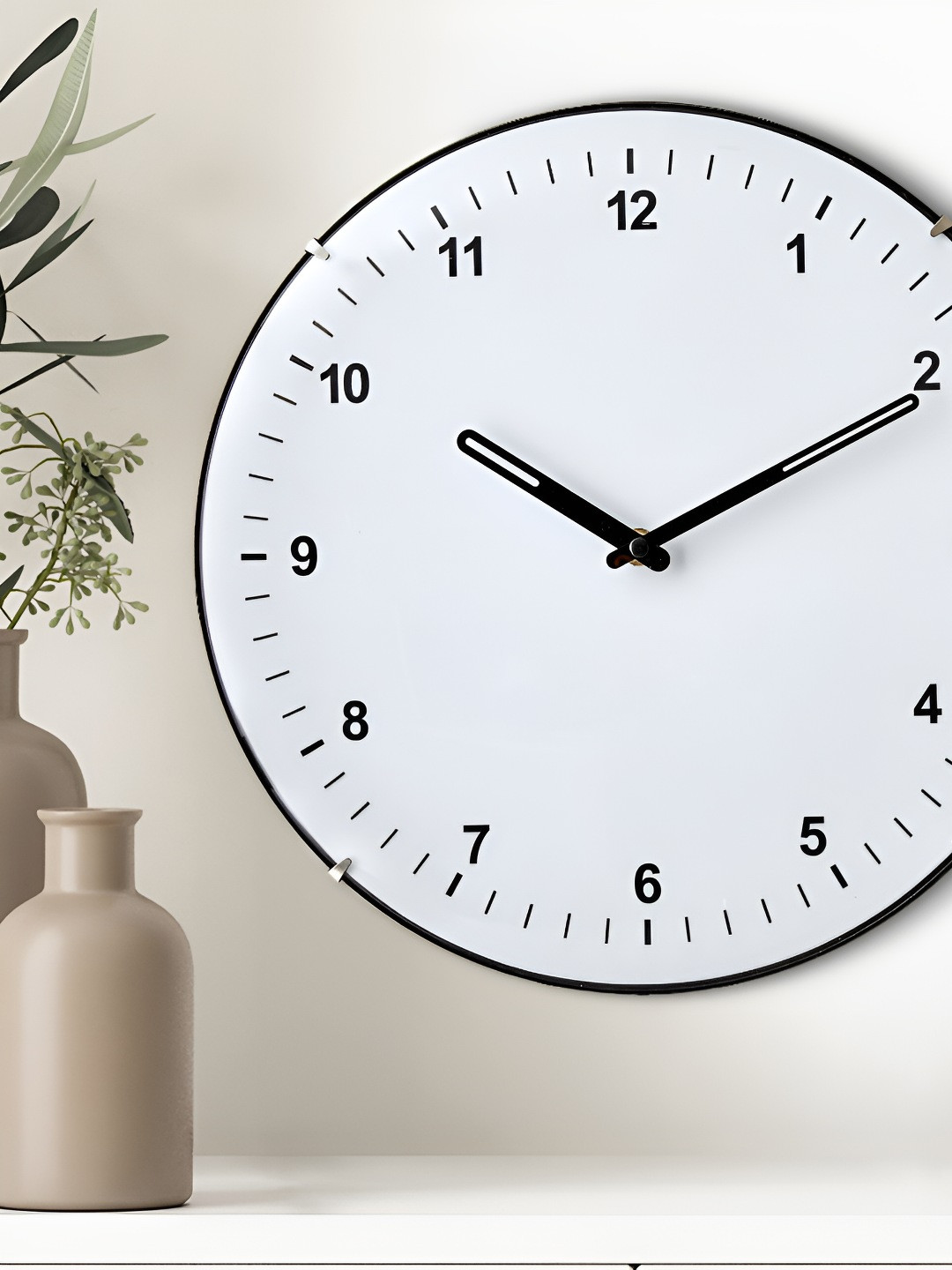 Buy Home Centre Casablanca Pulse White Traditional Analogue Wall Clock ...