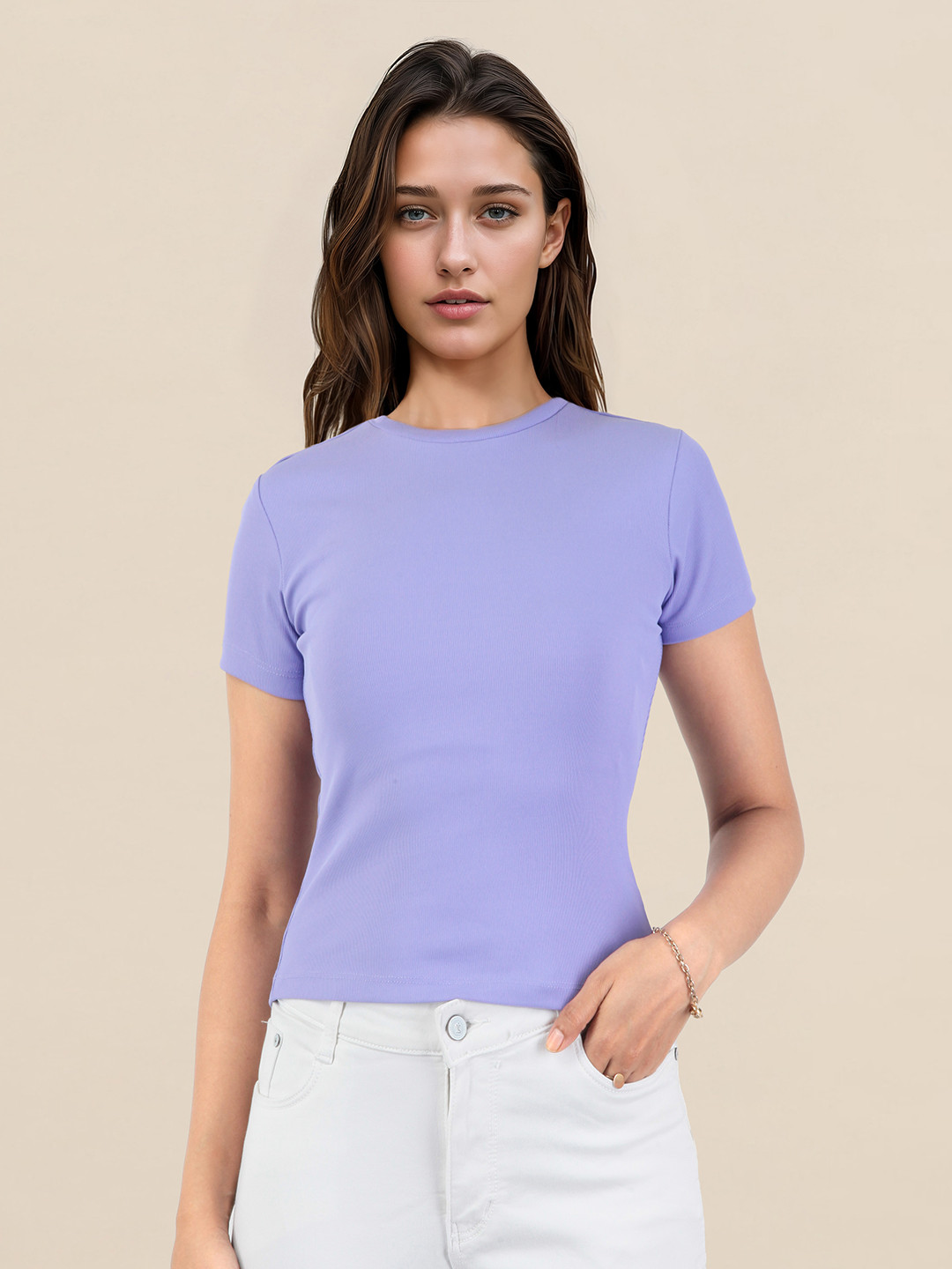 Buy DressBerry Ribbed Fitted Top - Tops for Women 32522975 | Myntra