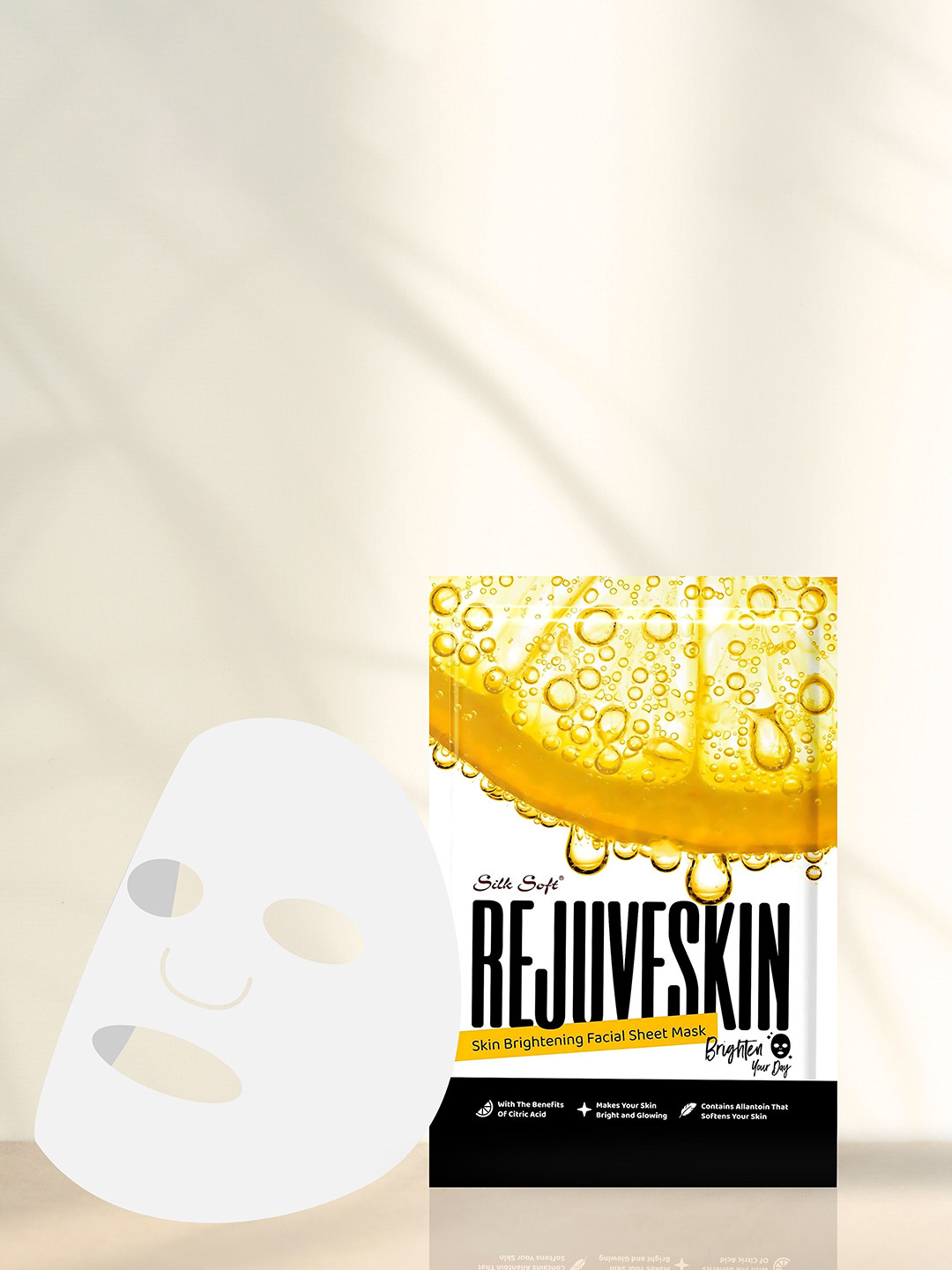 Buy Silk Soft Set Of 3 Rejuve Skin Brightening Facial Sheet Mask 25 Ml ...