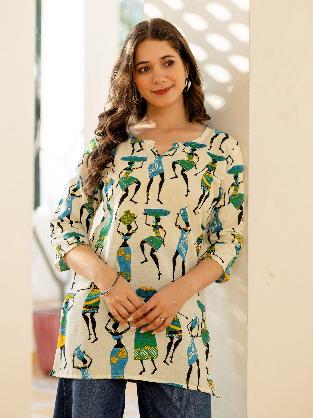 Buy HYTEN Floral Printed Kurti - Kurtis for Women 33923078 | Myntra