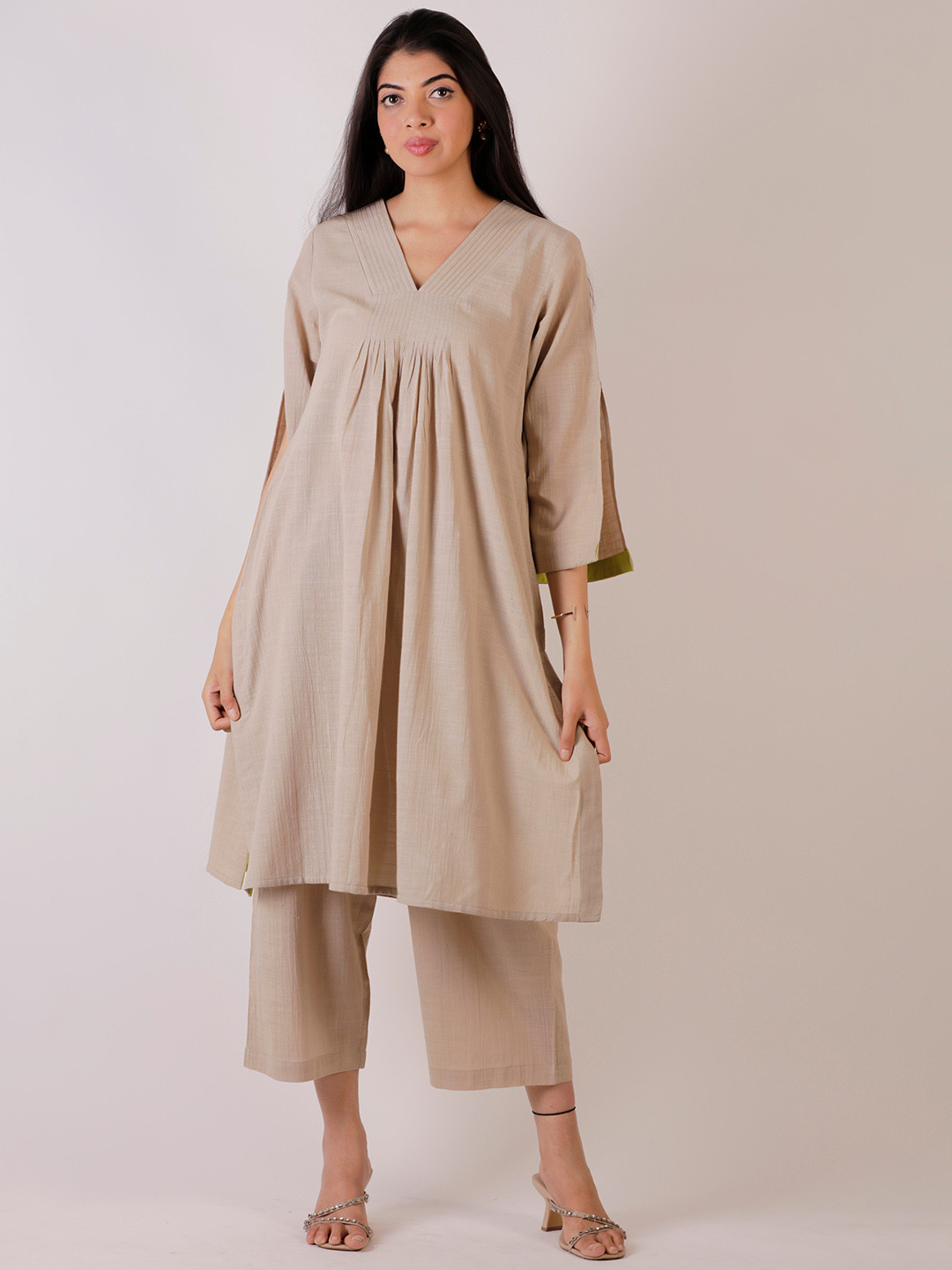 Buy INAAYA JAIPUR Pure Cotton Tunic With Trouser Co Ords - Co Ords for ...