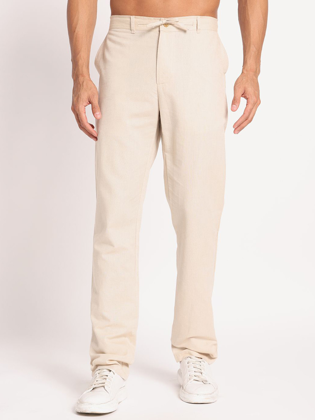 Buy GENTLEREN Men Relaxed Mid Rise Trousers - Trousers for Men 33989971 ...