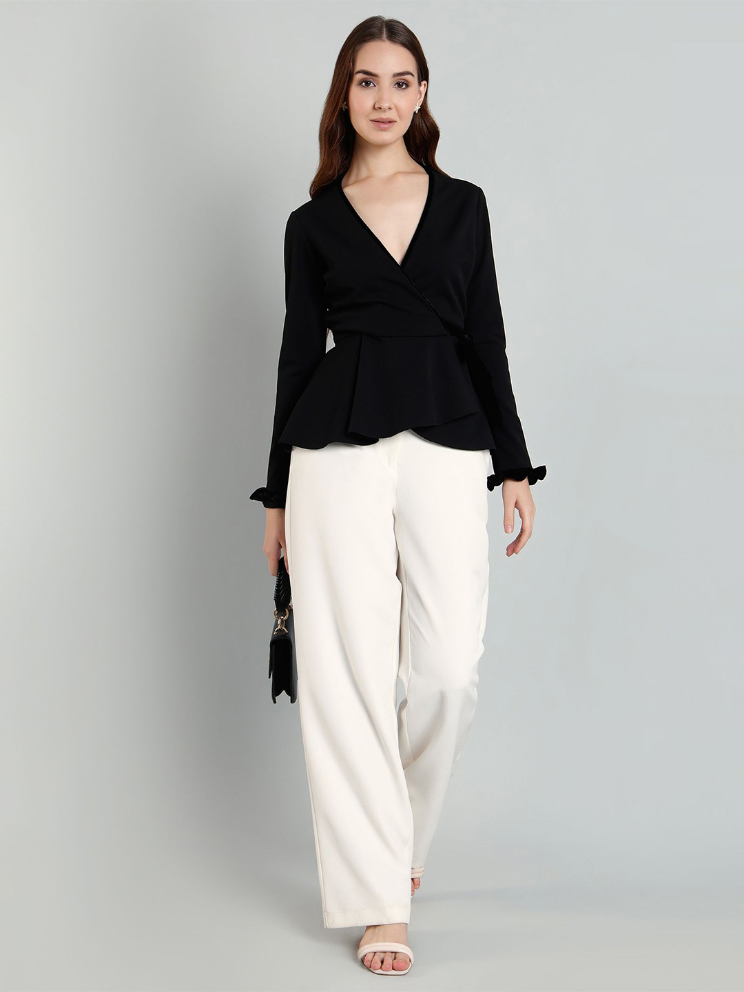 Buy MISH X Women Scuba Wrap Top - Tops for Women 33955221 | Myntra
