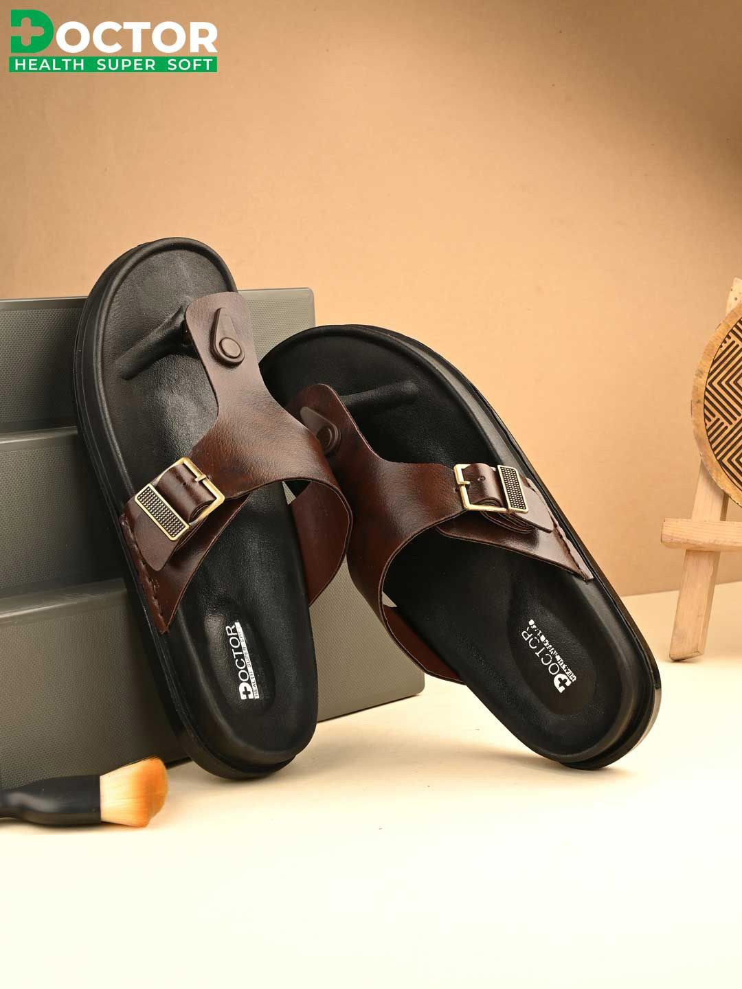 Buy DOCTOR HEALTH SUPER SOFT Men Comfort Sandals - Sandals for Men ...