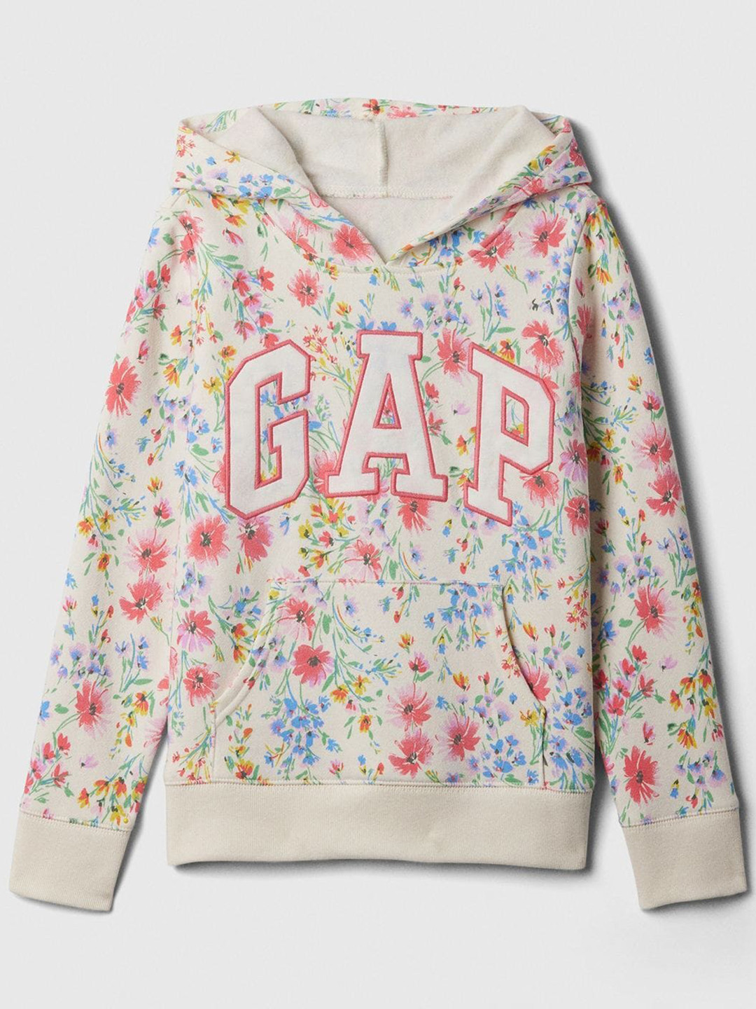 Buy GAP Kids Girls Floral Printed Hooded Sweatshirt - Sweatshirts for ...