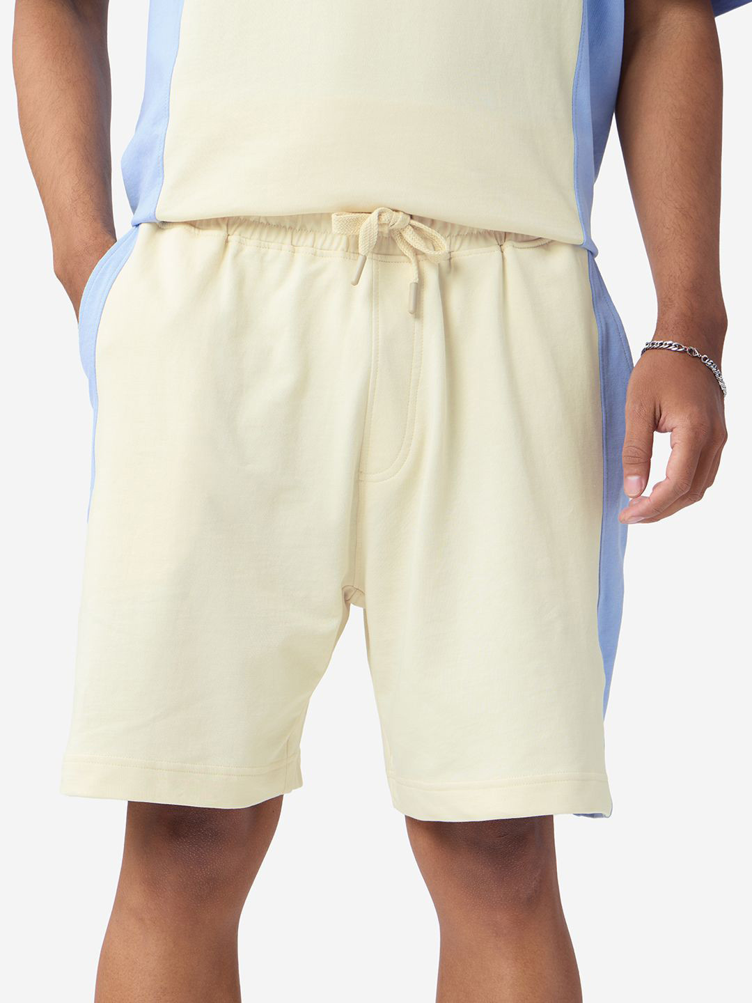 Buy The Souled Store Men Seashell Colourblocked Technology Bermuda ...