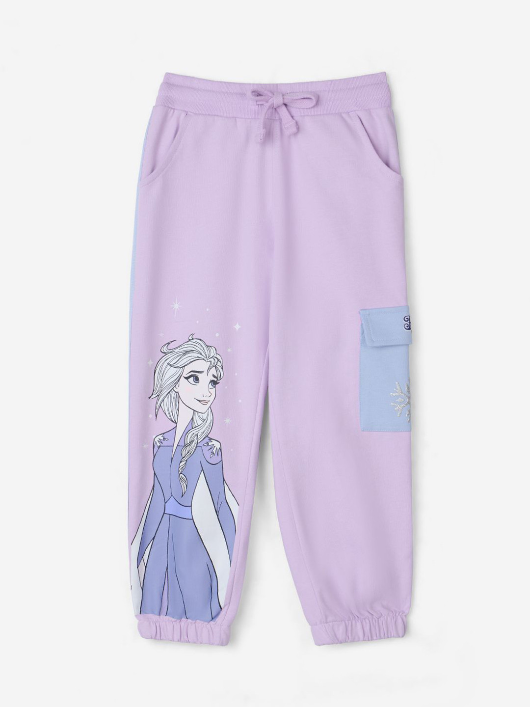 Buy The Souled Store Girls Disney Magical Elsa Track Pants - Track ...