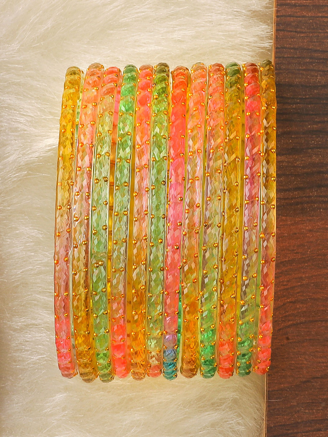 Buy KOTTIAR CREATIONS Set Of 12 Glass Bangles - Bangle for Women ...